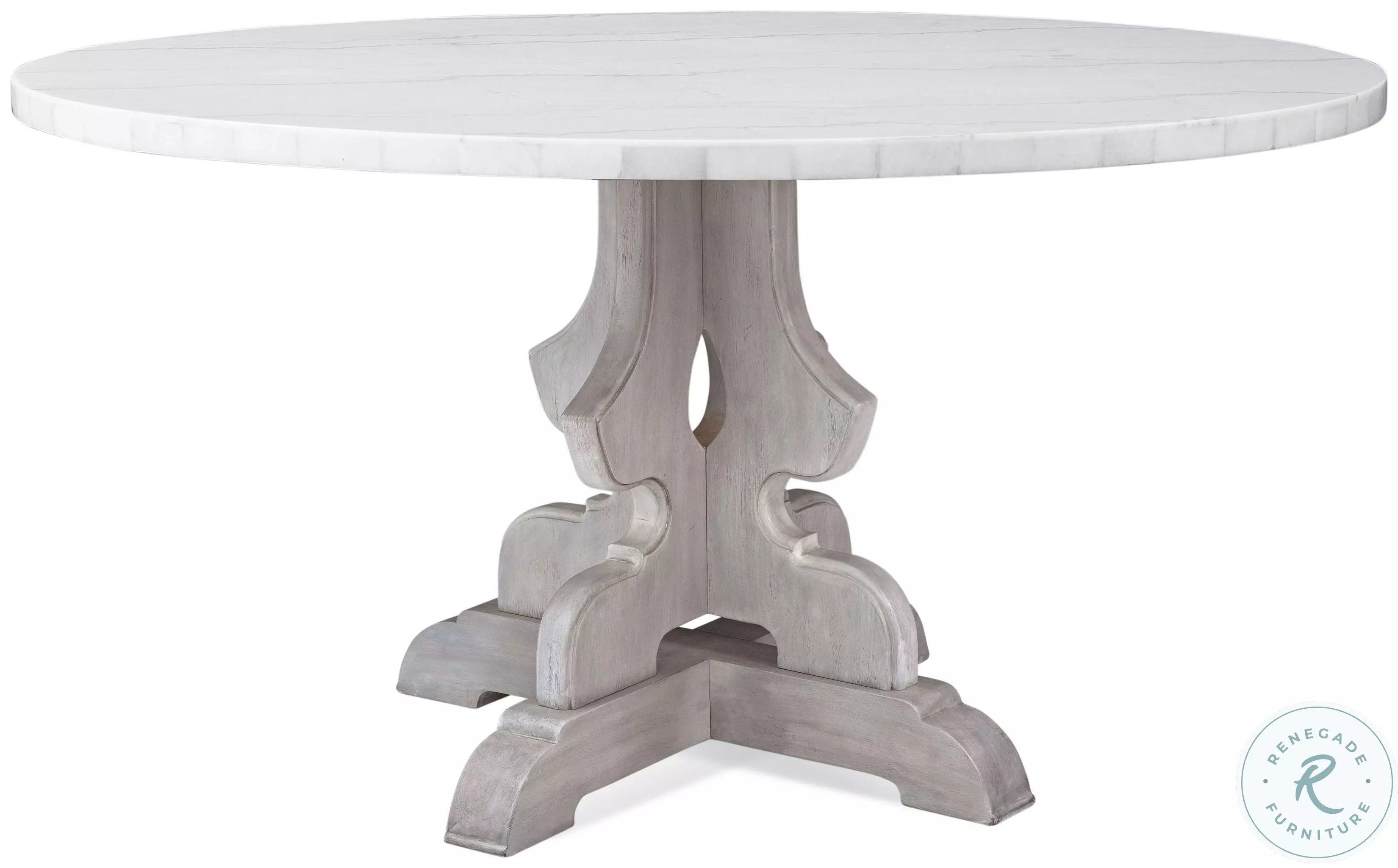Delaney Gray Dining Table From Bassett Mirror | Coleman Furniture
