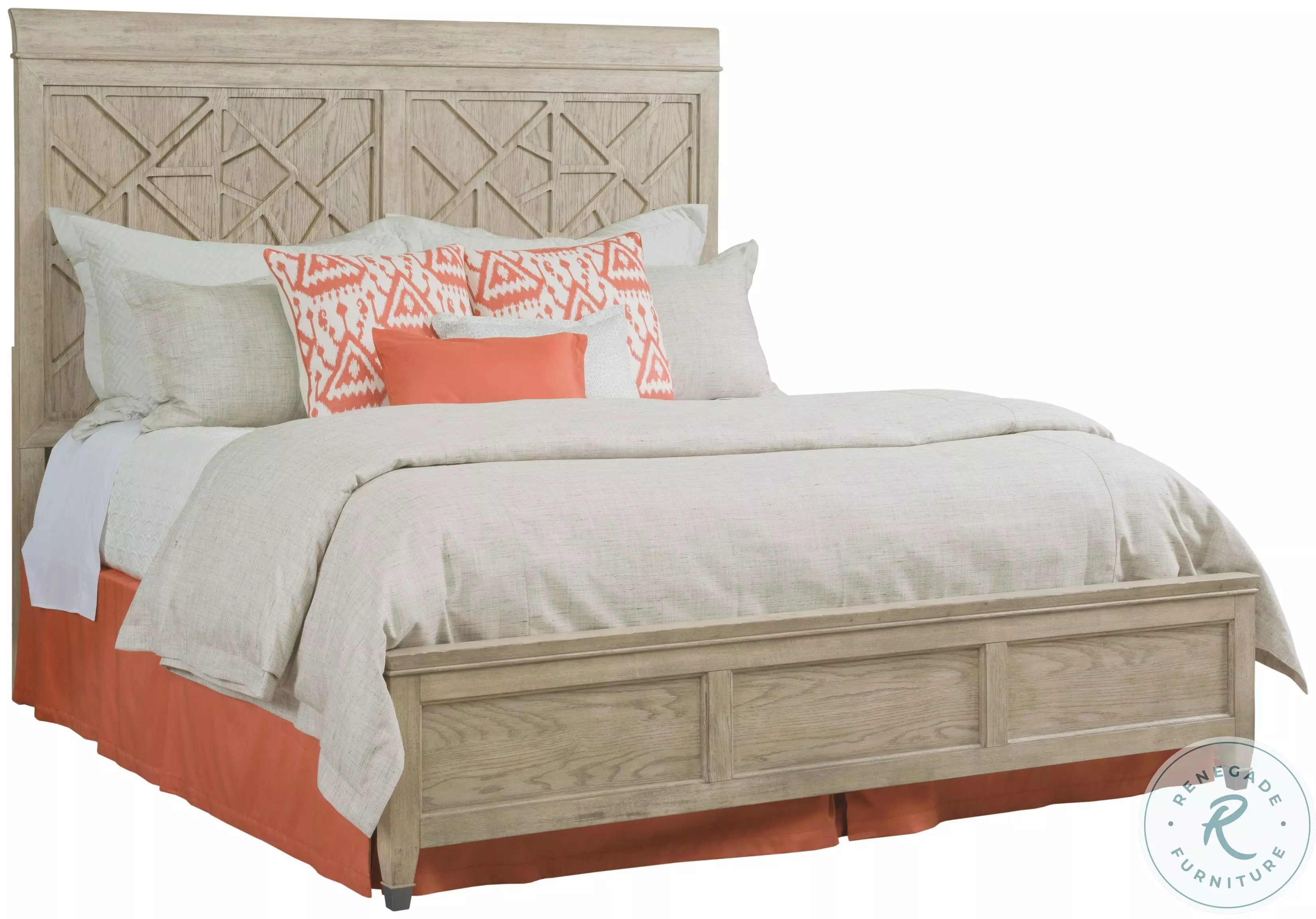 Summit Montclair Oyster California King Panel Bed From Prescott ...