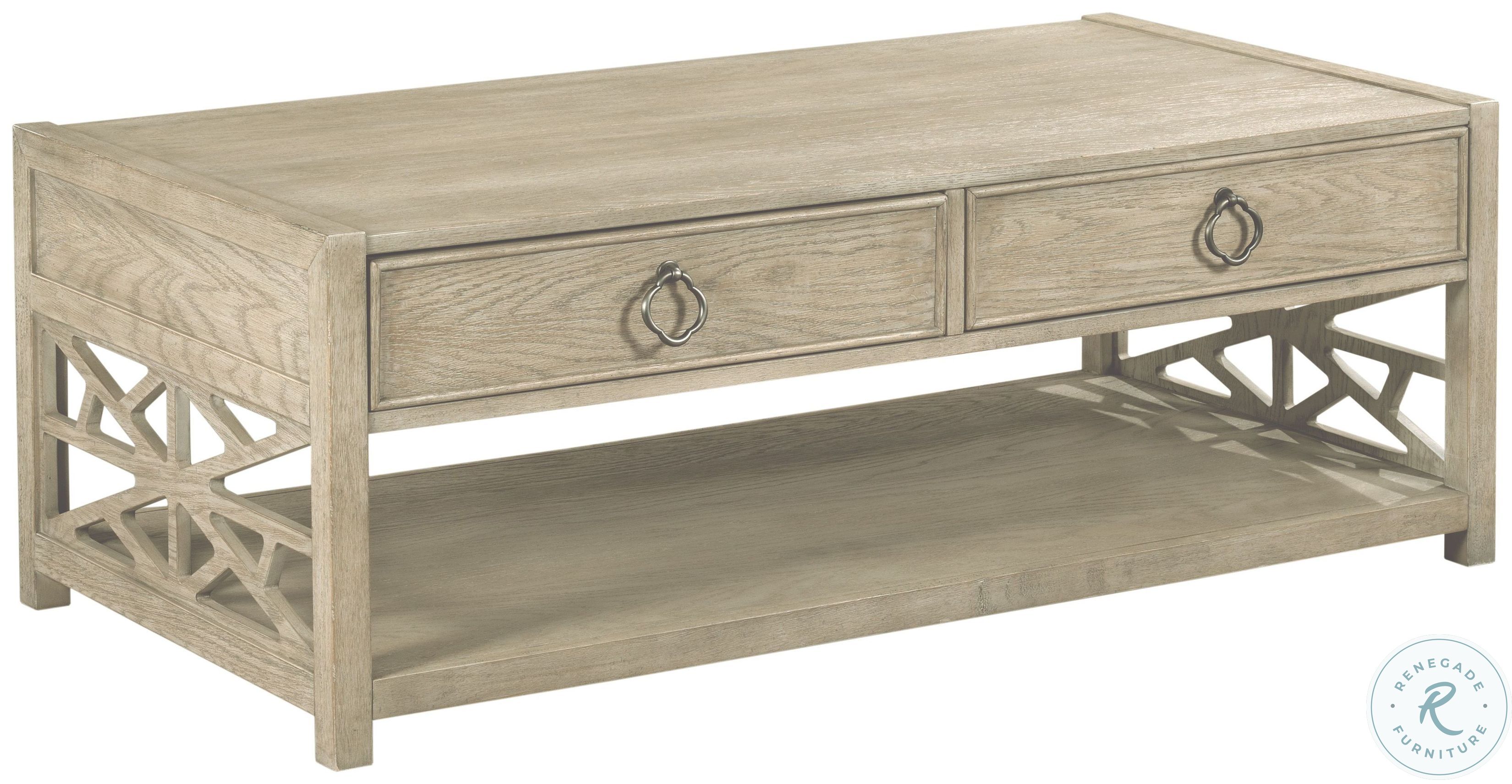 Vista Biscane Oyster Cocktail Table from American Drew | Coleman Furniture