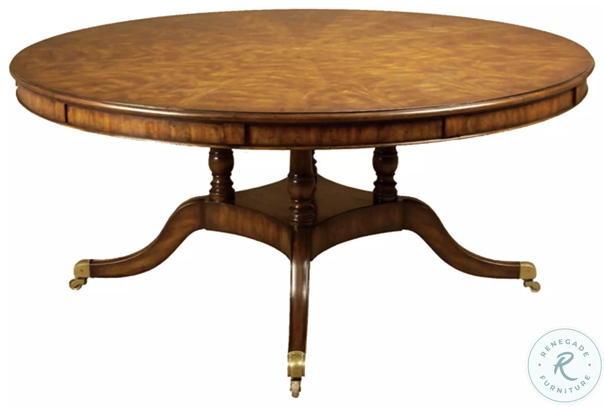 Roundabout Aged Regency Extendable Dining Table From Maitland-Smith ...