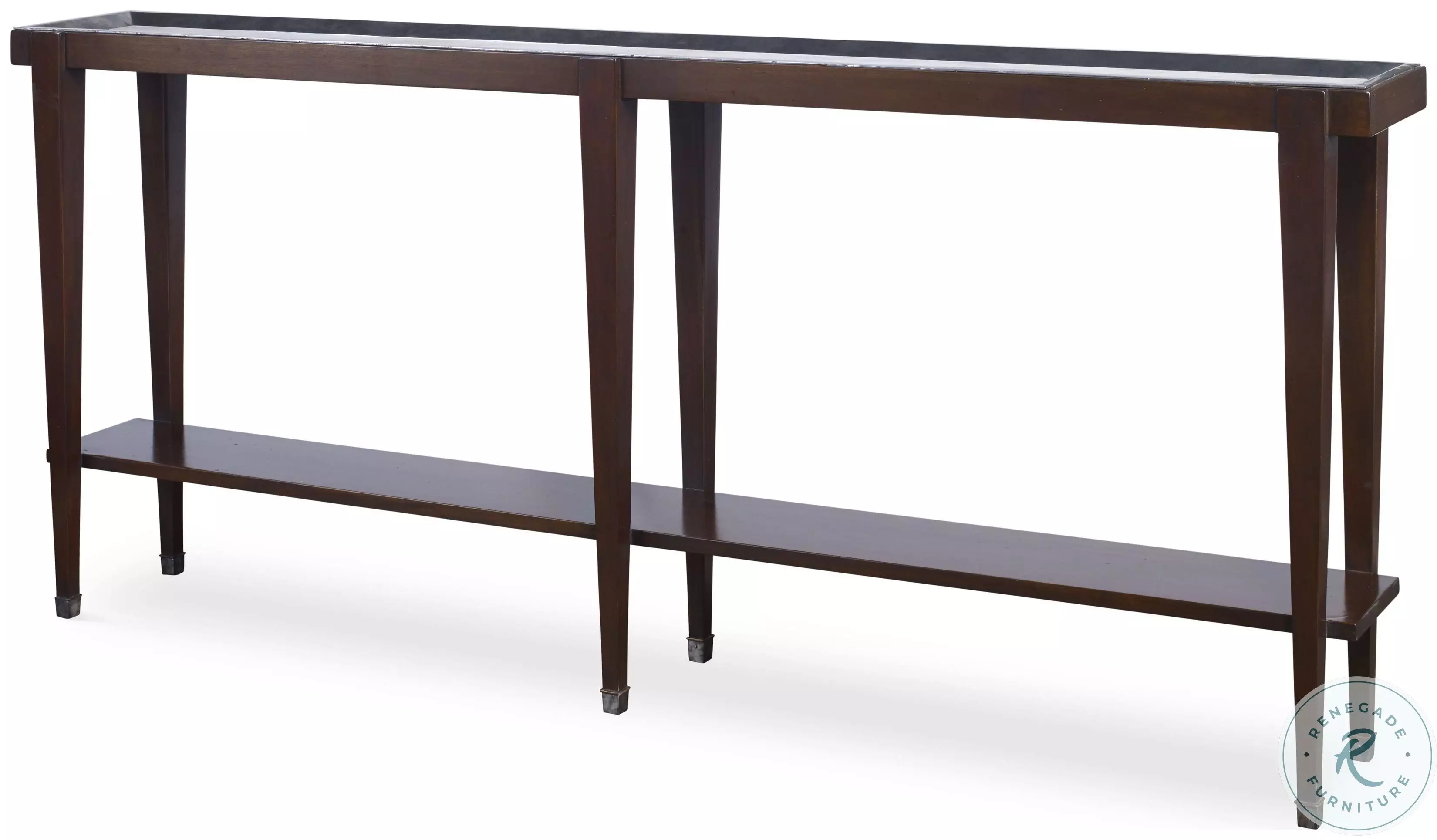 Winthrop Dark Walnut Console Table From Maitland-Smith | Coleman Furniture