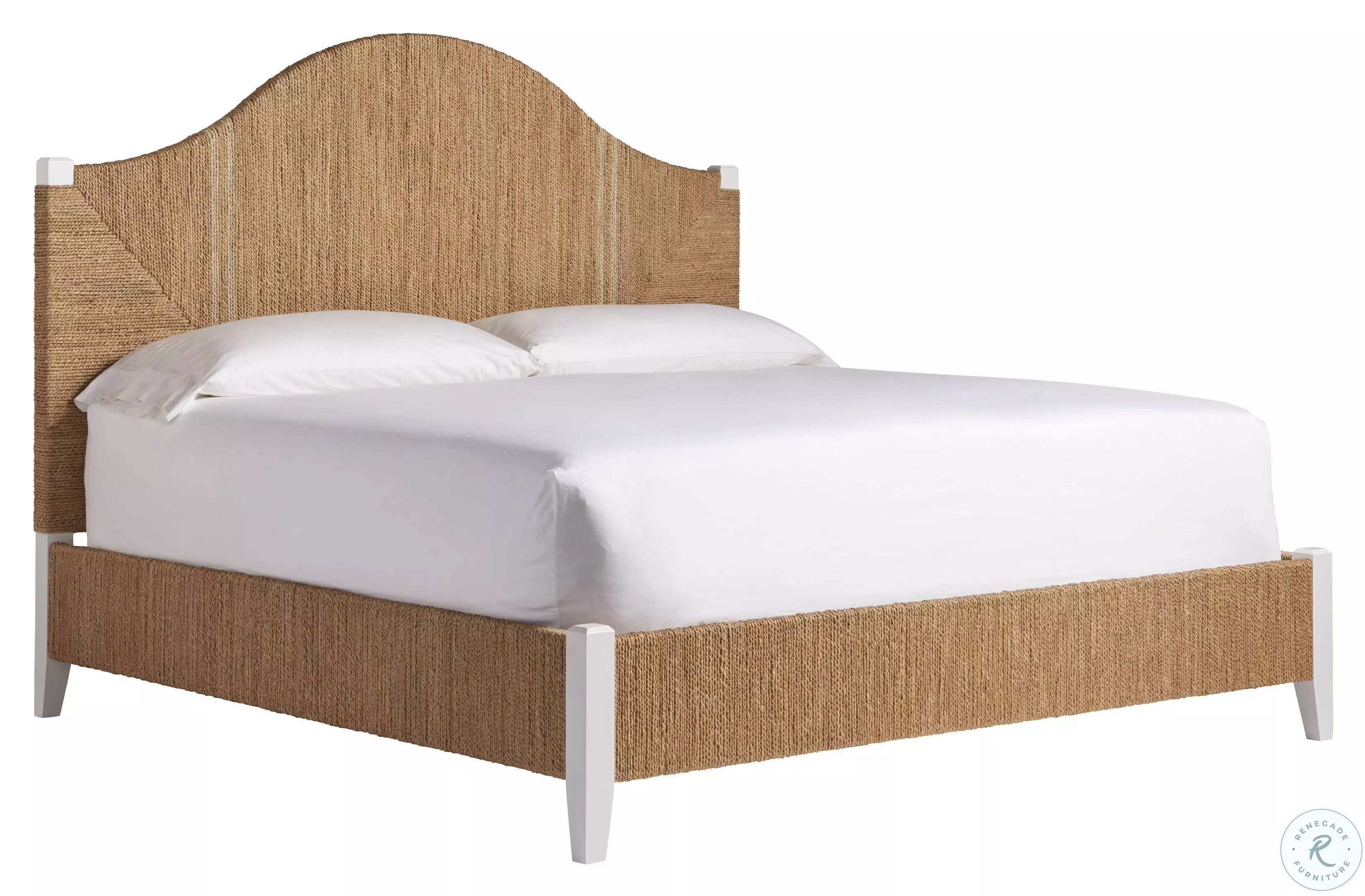 Harborview Woven Abaca Queen Panel Bed From Shoreline Living | Home ...