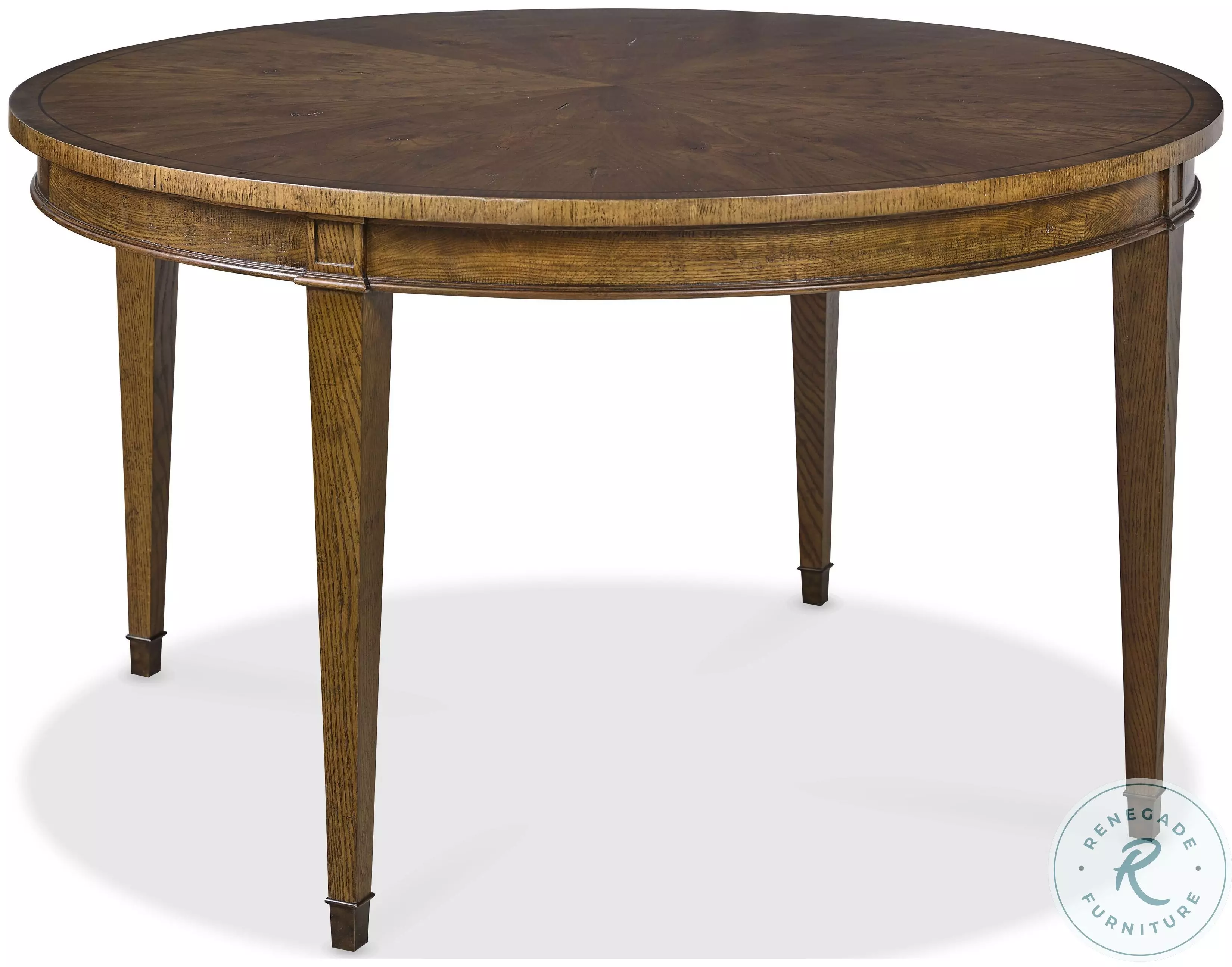 Fletcher Lightly Distressed Oak Extendable Dining Table From Maitland ...