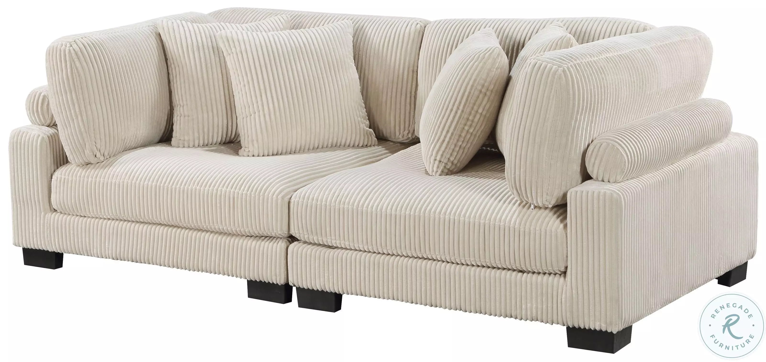Traverse Beige Loveseat From Homelegance | Coleman Furniture