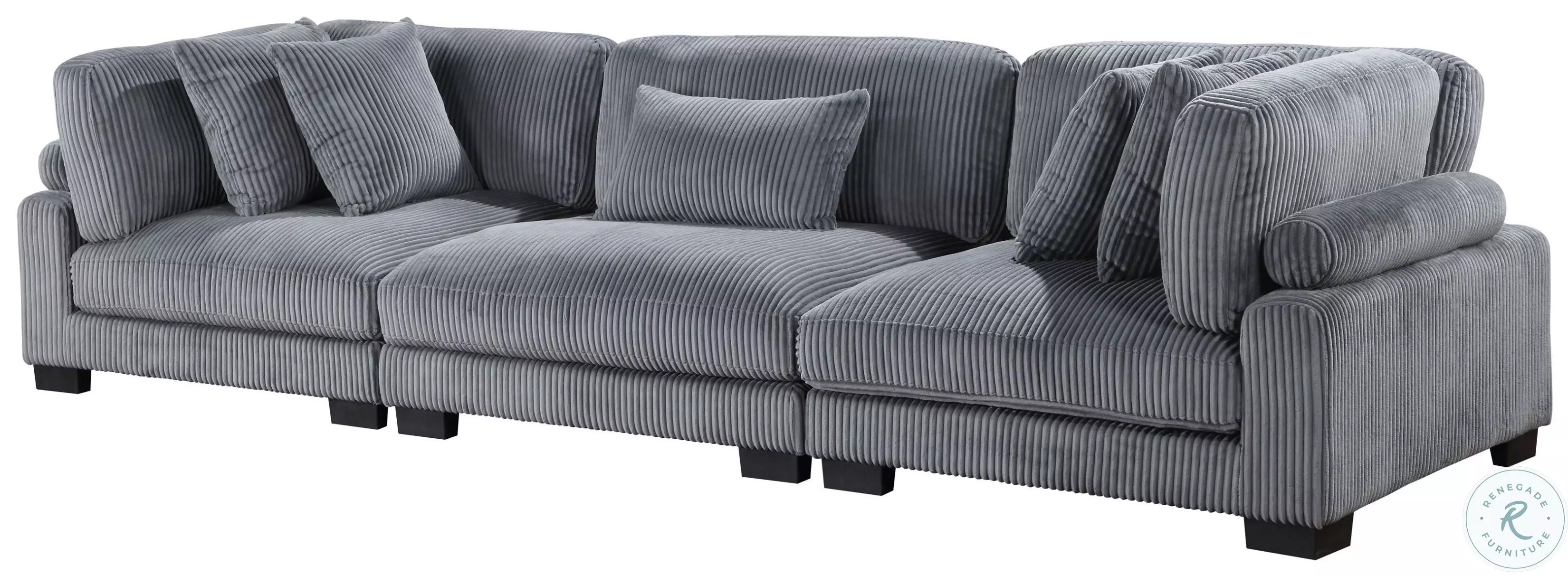 Traverse Gray Sofa From Homelegance | Coleman Furniture