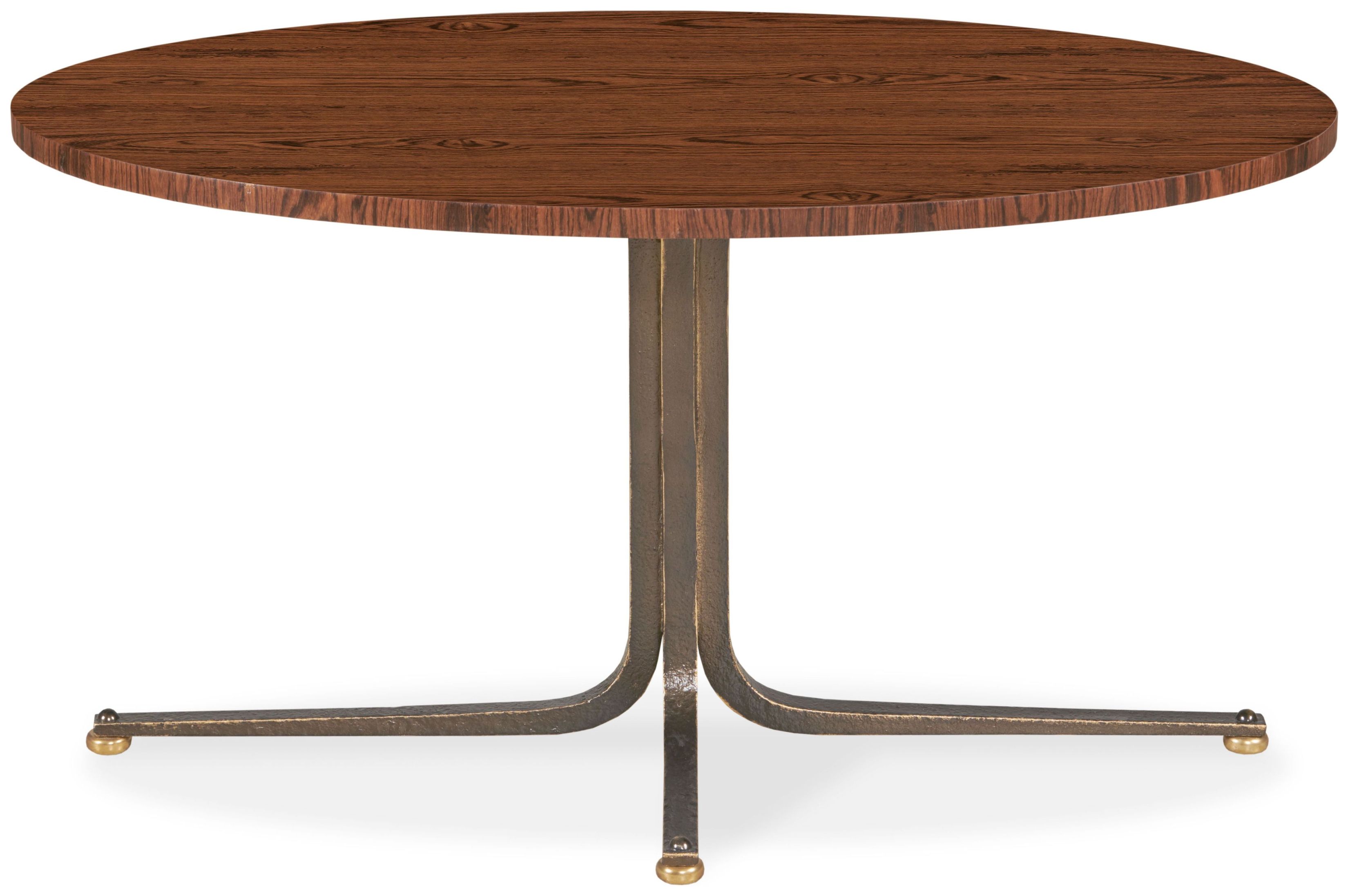 Astrid Brown Round Martini Table From Maitland Smith | Coleman Furniture