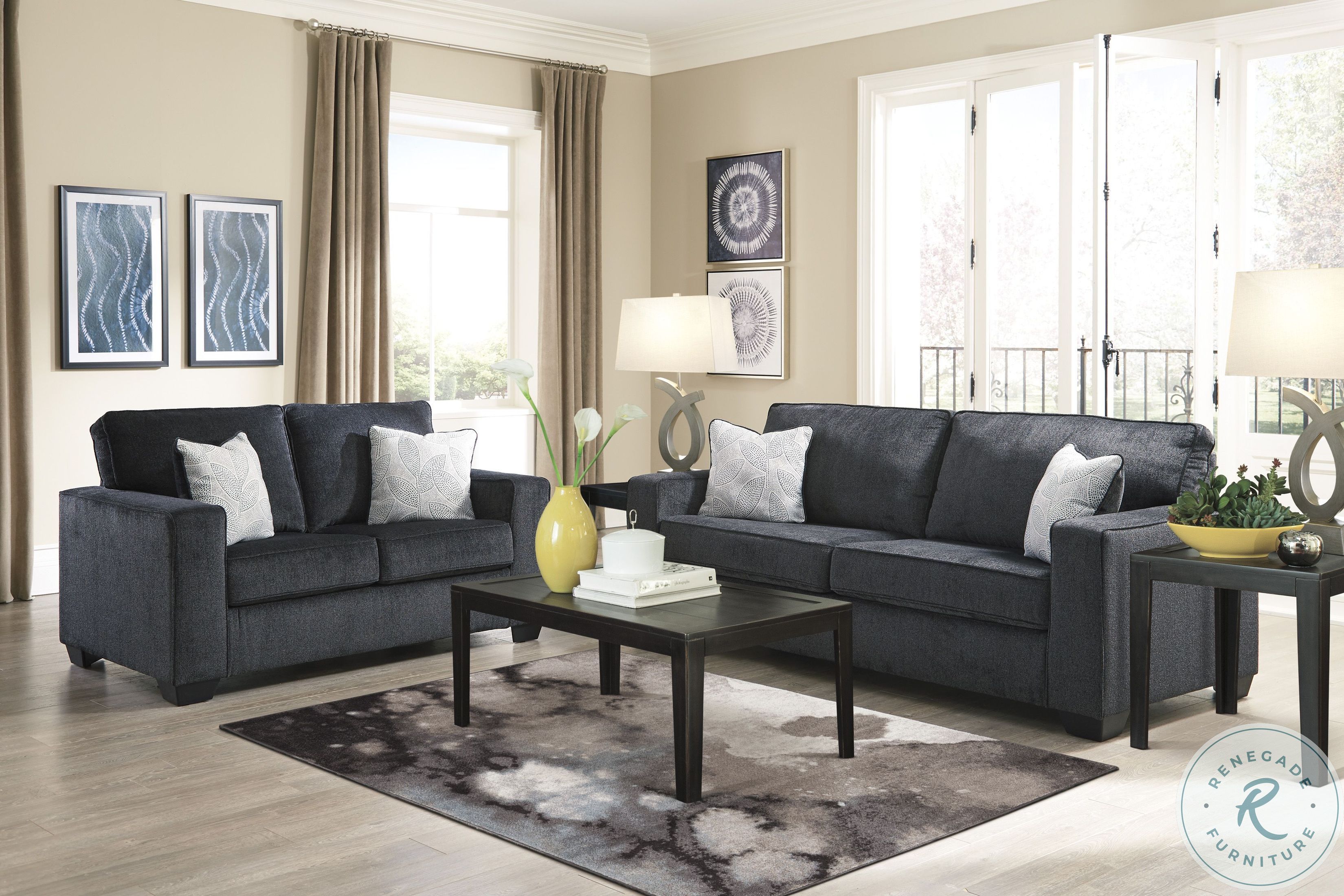 Altari Silver Sofa from Ashley | Coleman Furniture