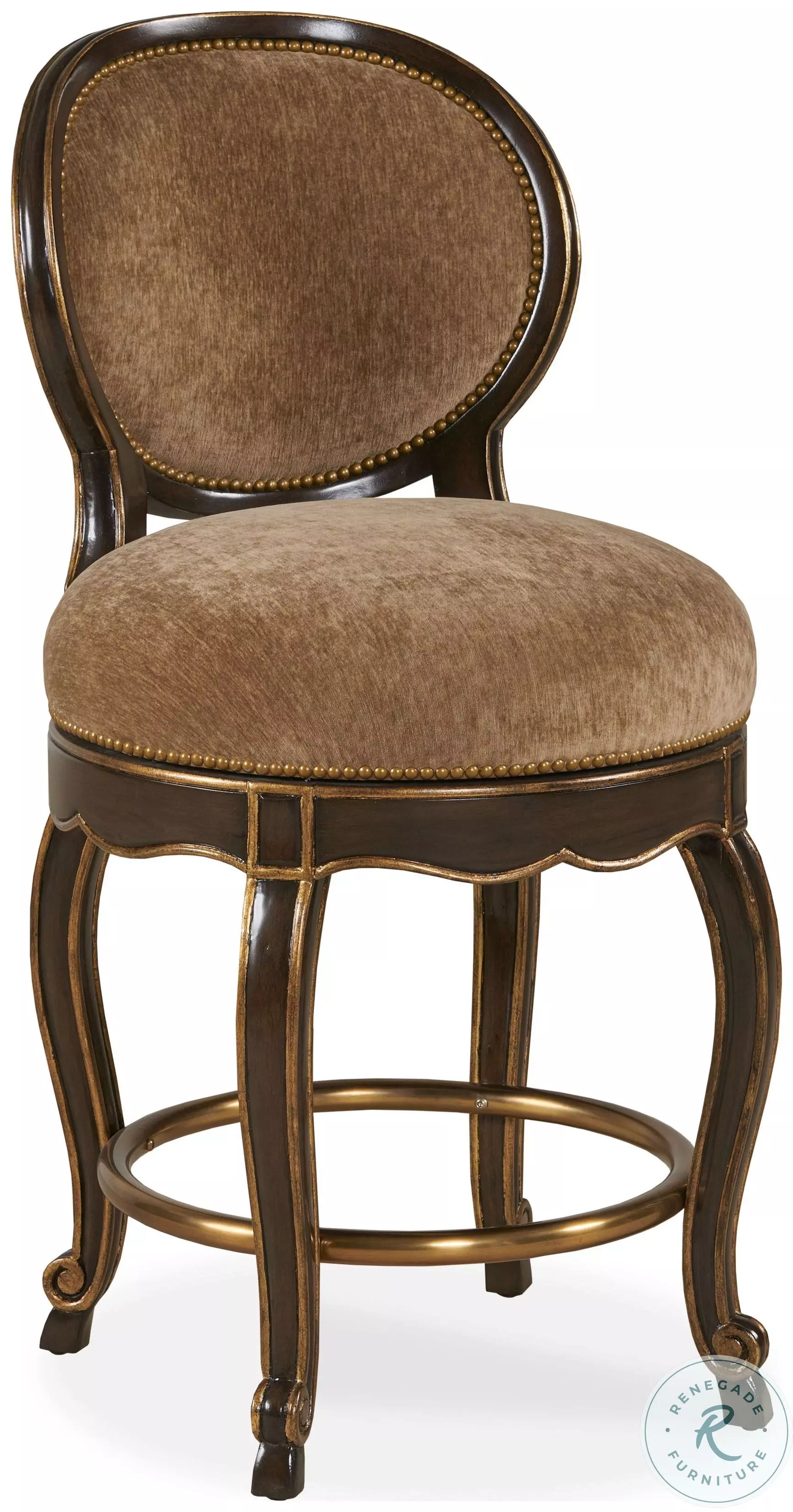 Aria Lush Fawn Counter Height Stool From Maitland-Smith | Coleman Furniture