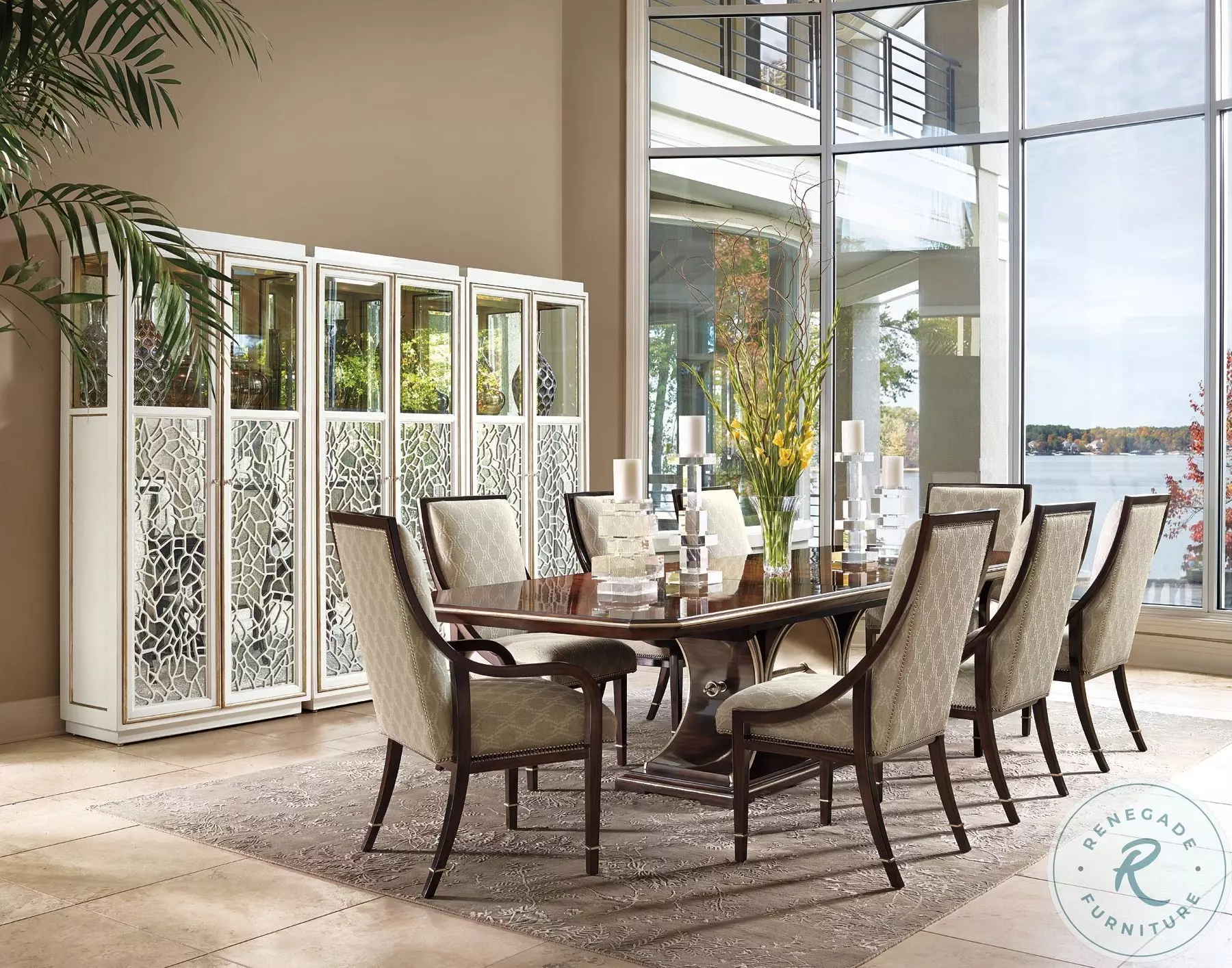 Bolero Walnut Dining Room Set from Maitland-Smith | Home Gallery Stores