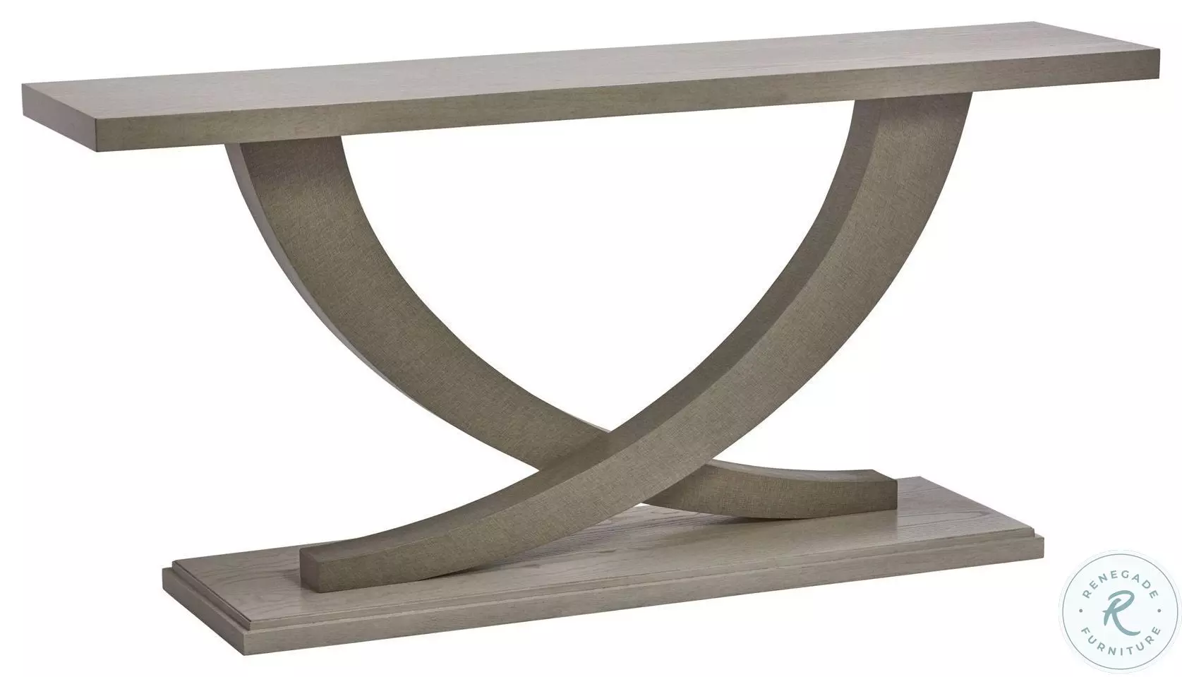 Ensemble Crown White Ash And Linen Wrap Console Table From Maitland ...