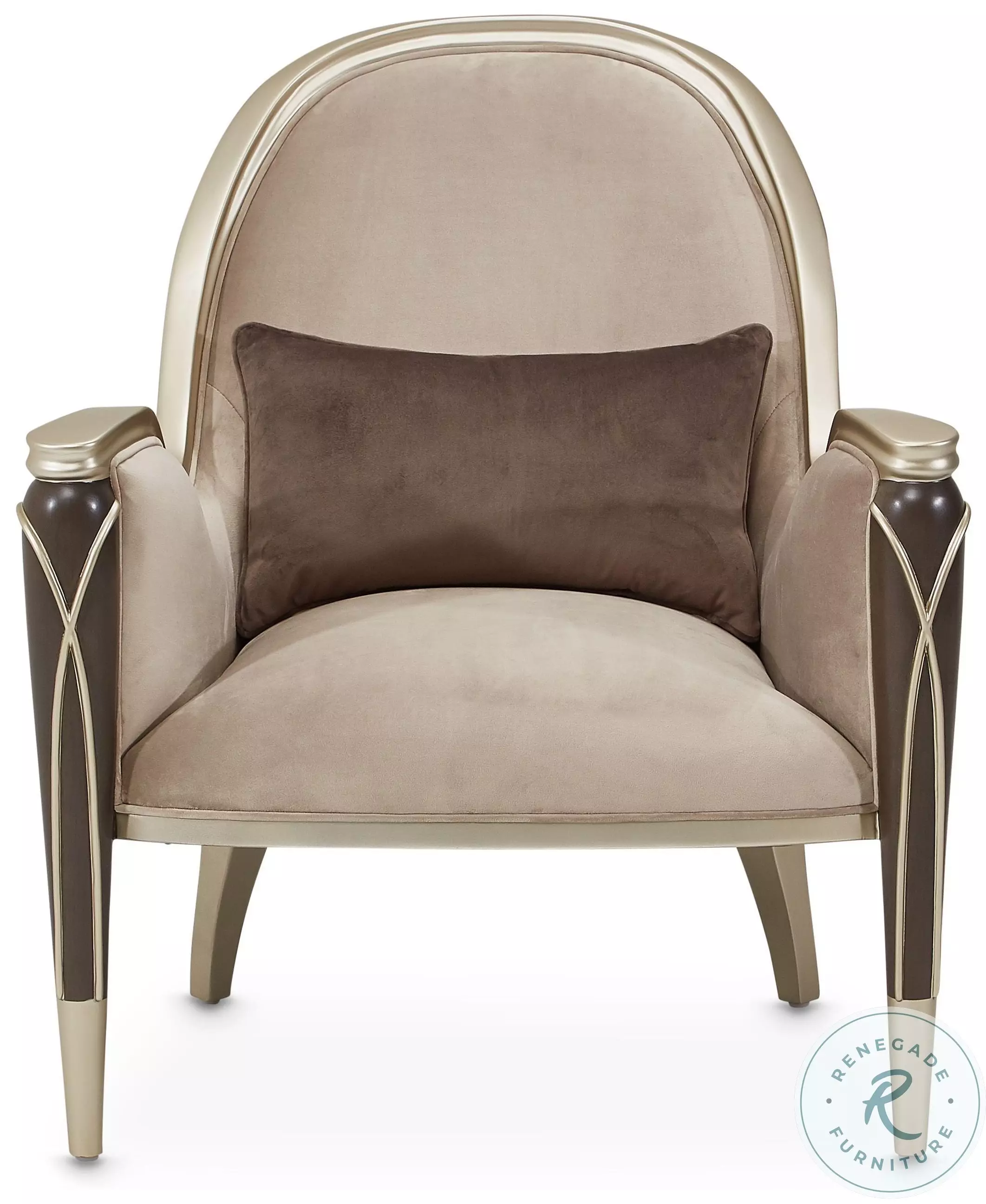Amour Estate Porcini Accent Chair From Casa Luxe | Coleman Furniture