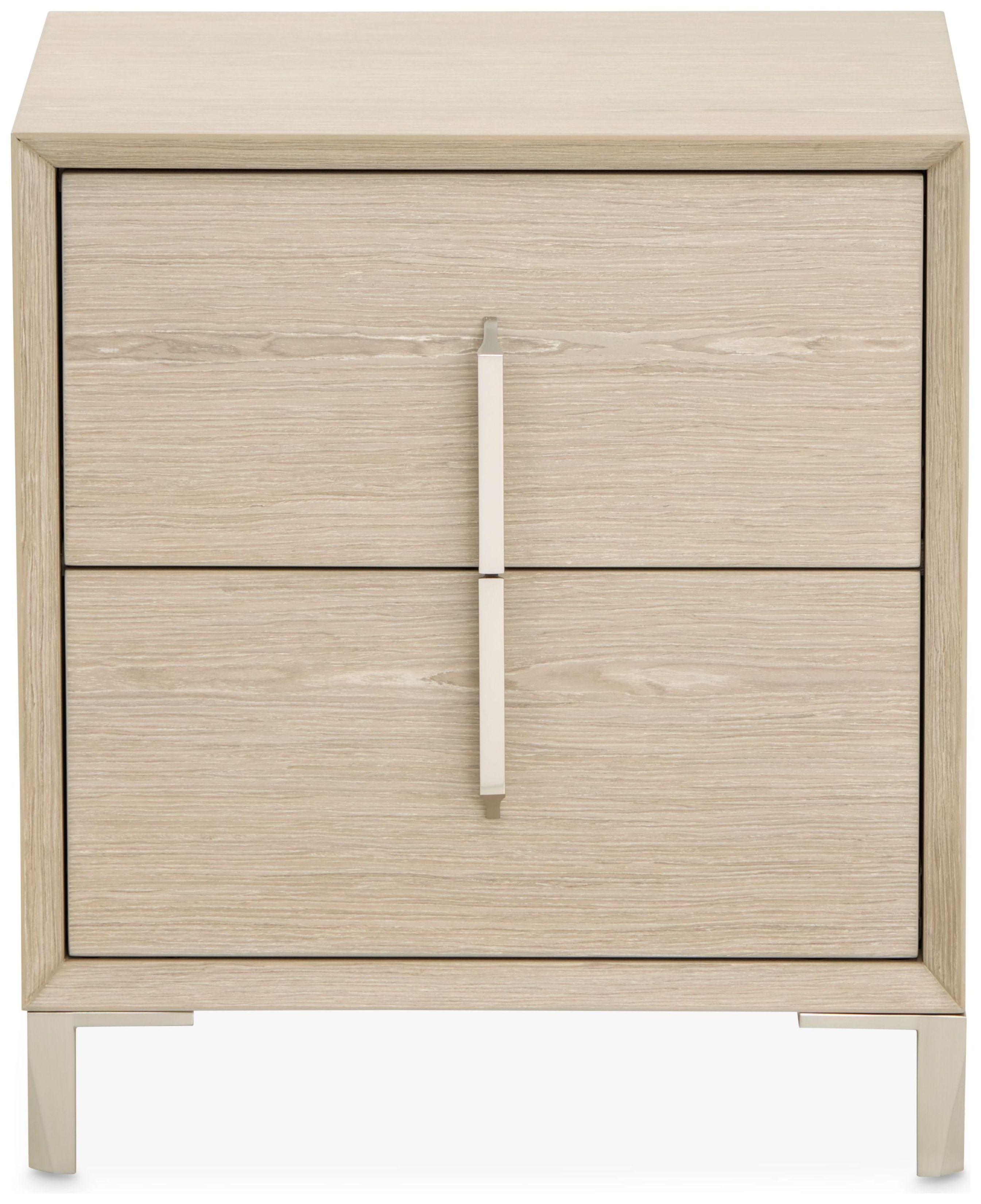 Lotus Bay Sand 2 Drawer Small Nightstand from Michael Amini | Coleman ...