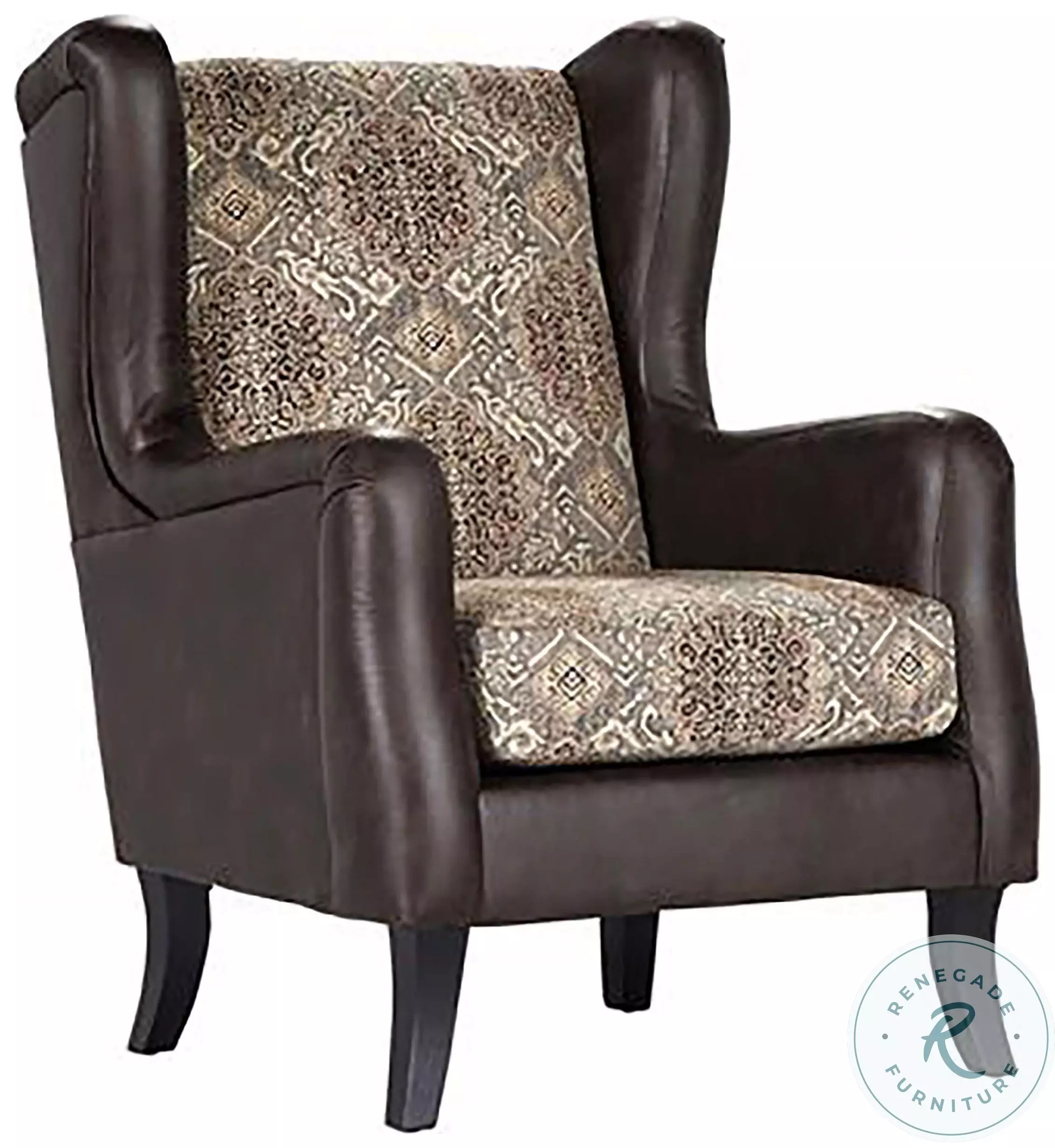 Elmbrook Brown Wingback Accent Chair From Coaster Furniture | Coleman ...