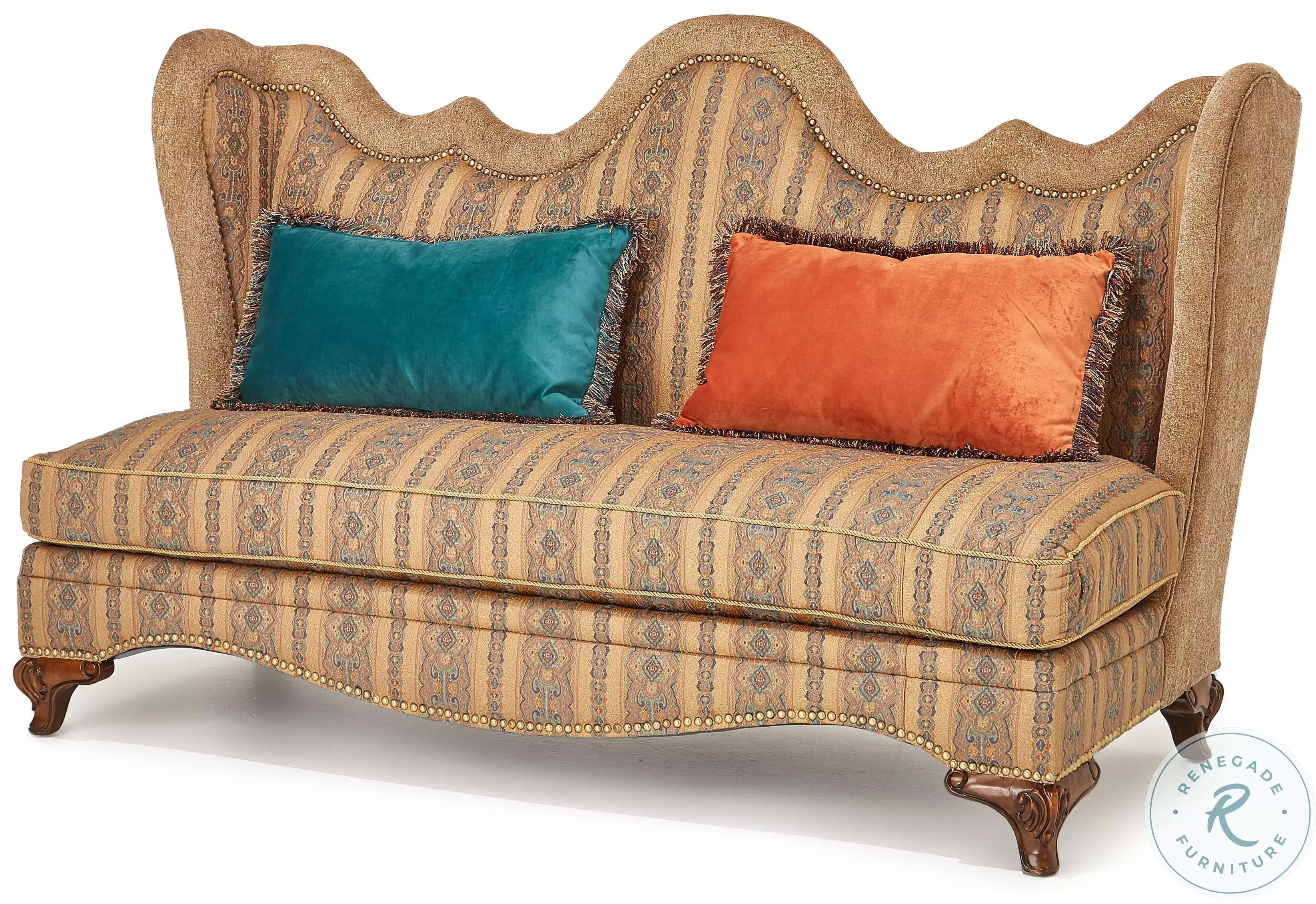 Grand Masterpiece Royal Sienna Settee From Home Gallery Stores | Home ...
