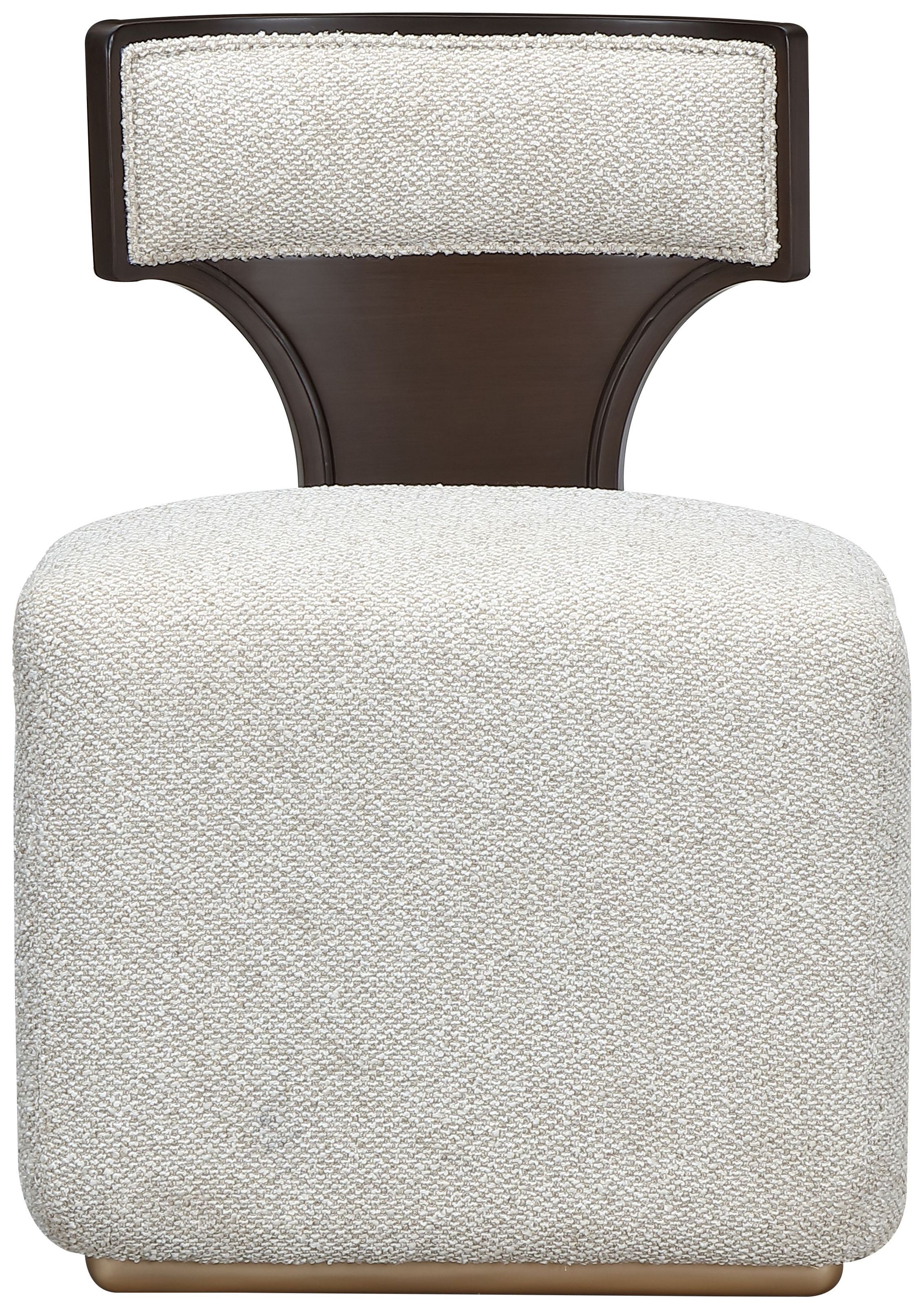 West Kensington Buff and Medium Espresso Upholstered Vanity Chair from ...