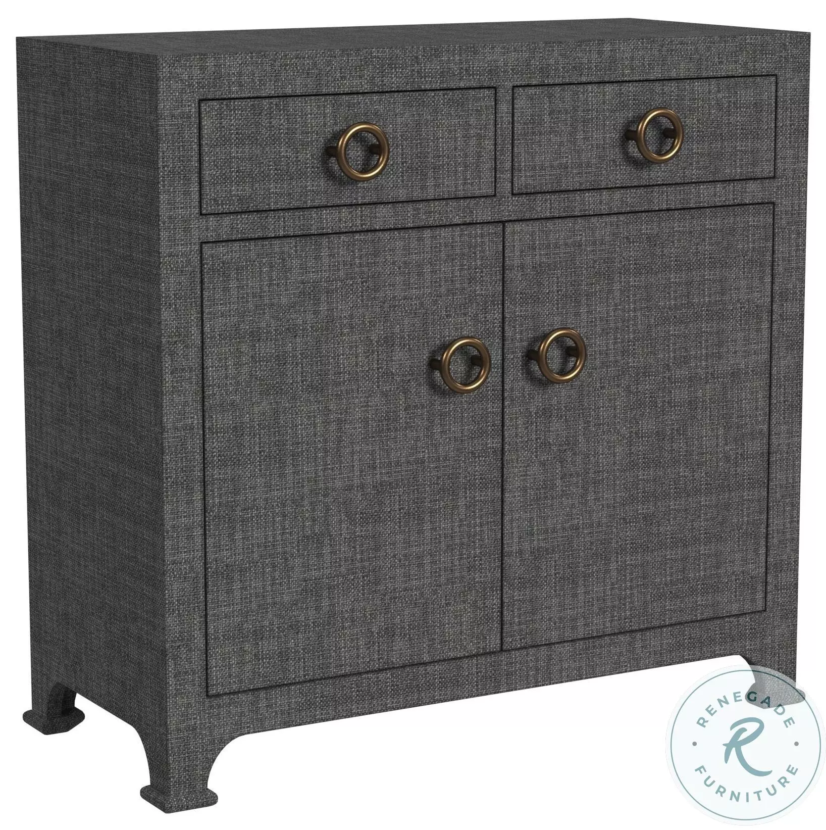 Chatham Charcoal Raffia Accent Cabinet From Butler | Coleman Furniture