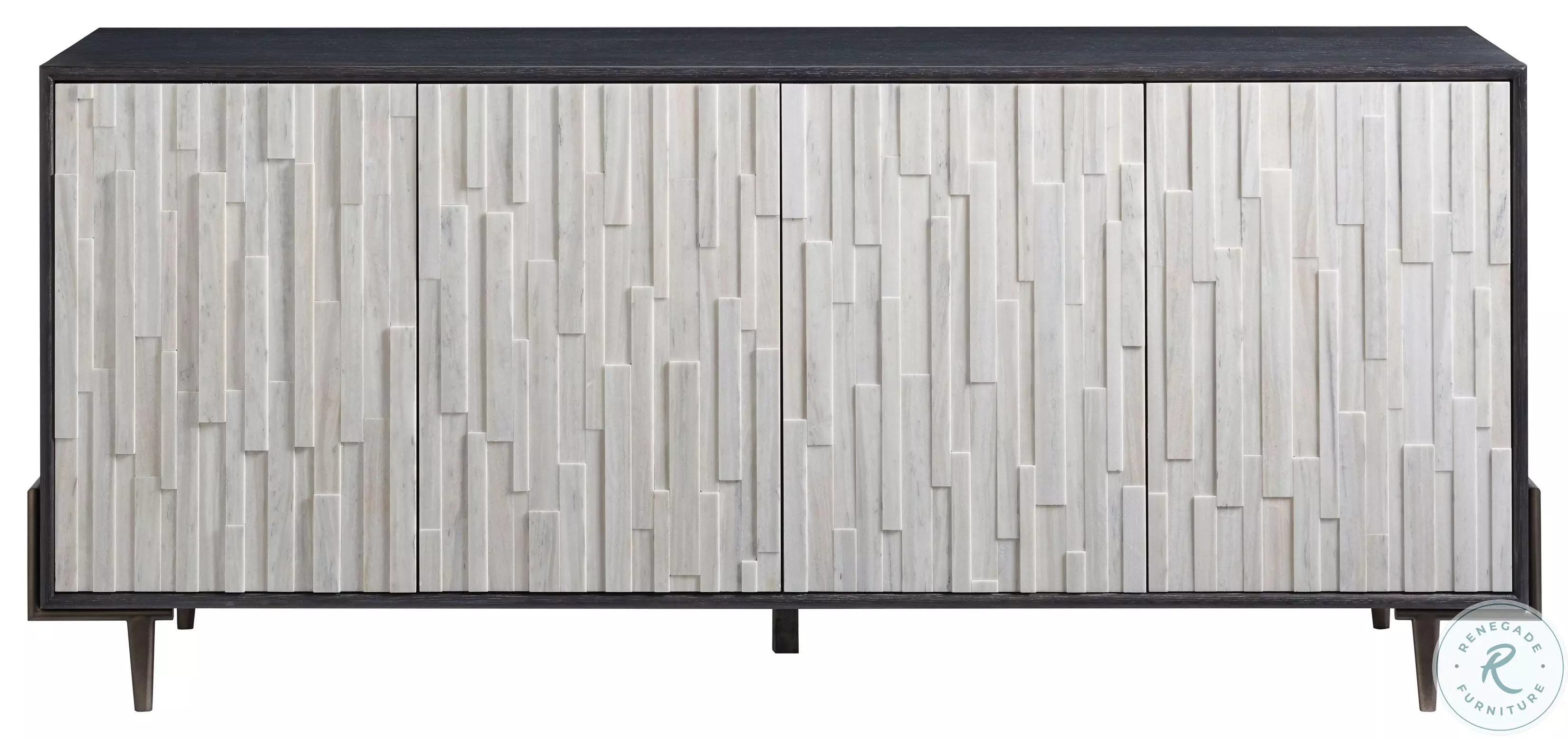 Curated Oslo Onyx Entertainment Console from Universal | Coleman Furniture