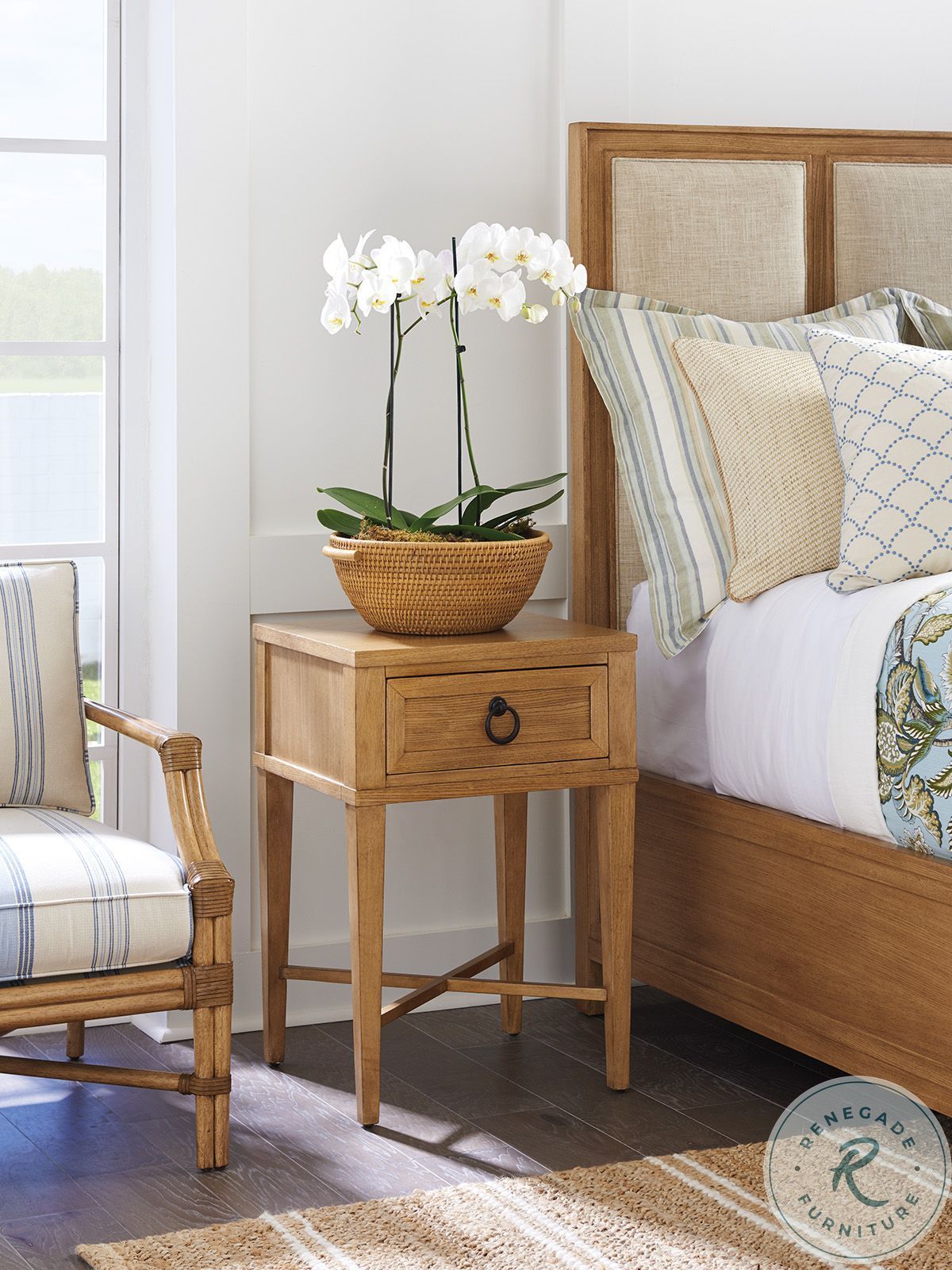 Newport Sandstone Clay Night Table by Barclay Butera from Lexington ...