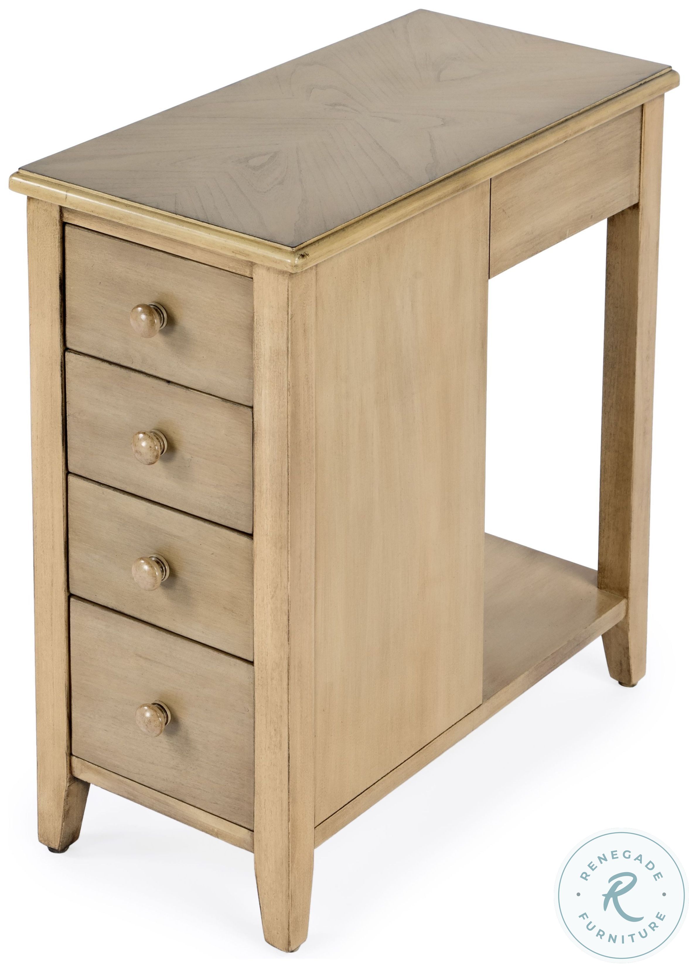 Kelton Antique Beige Side Table From Butler | Coleman Furniture
