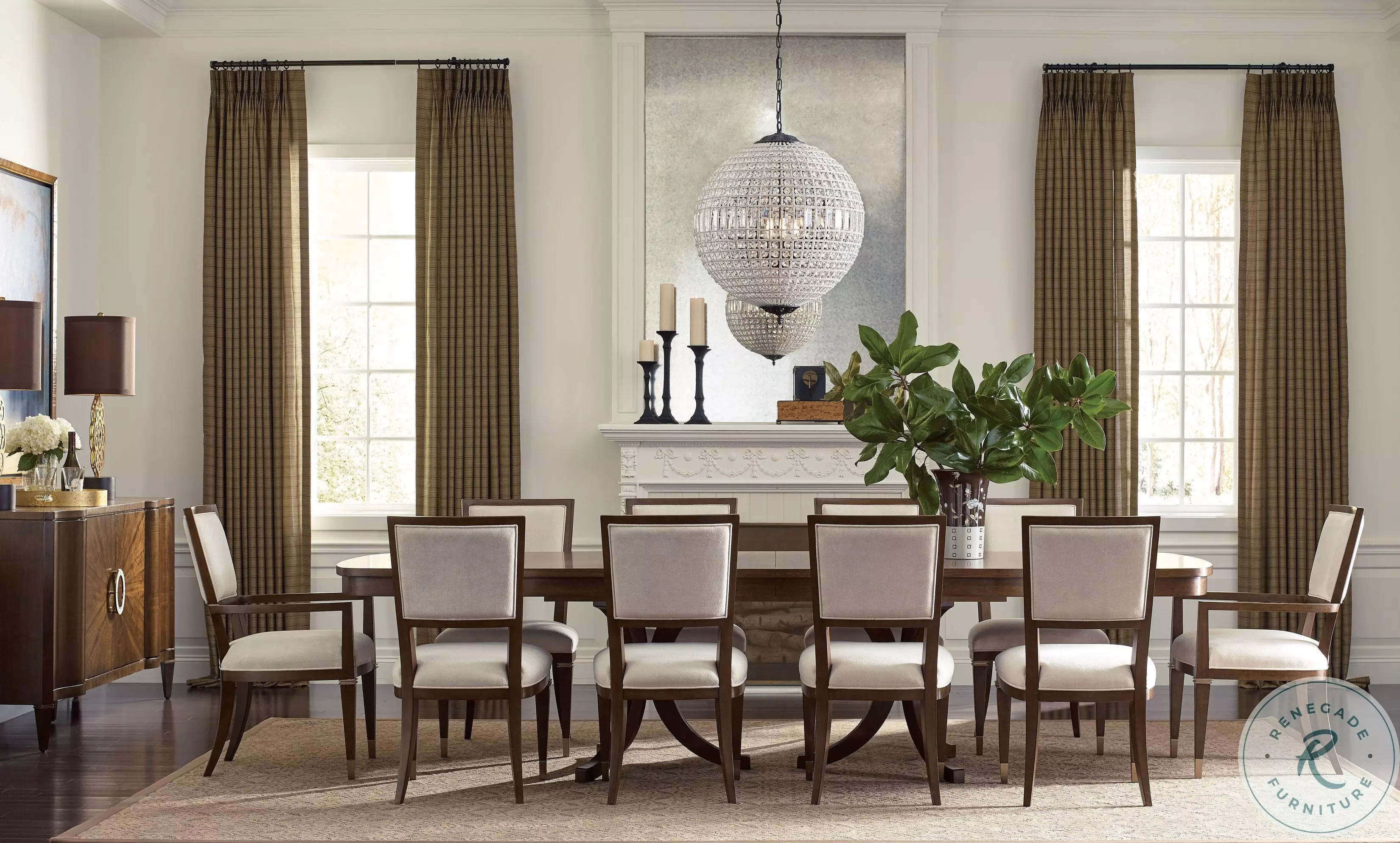 Vantage Warm Brown Randolph Dining Room Set from American Drew ...