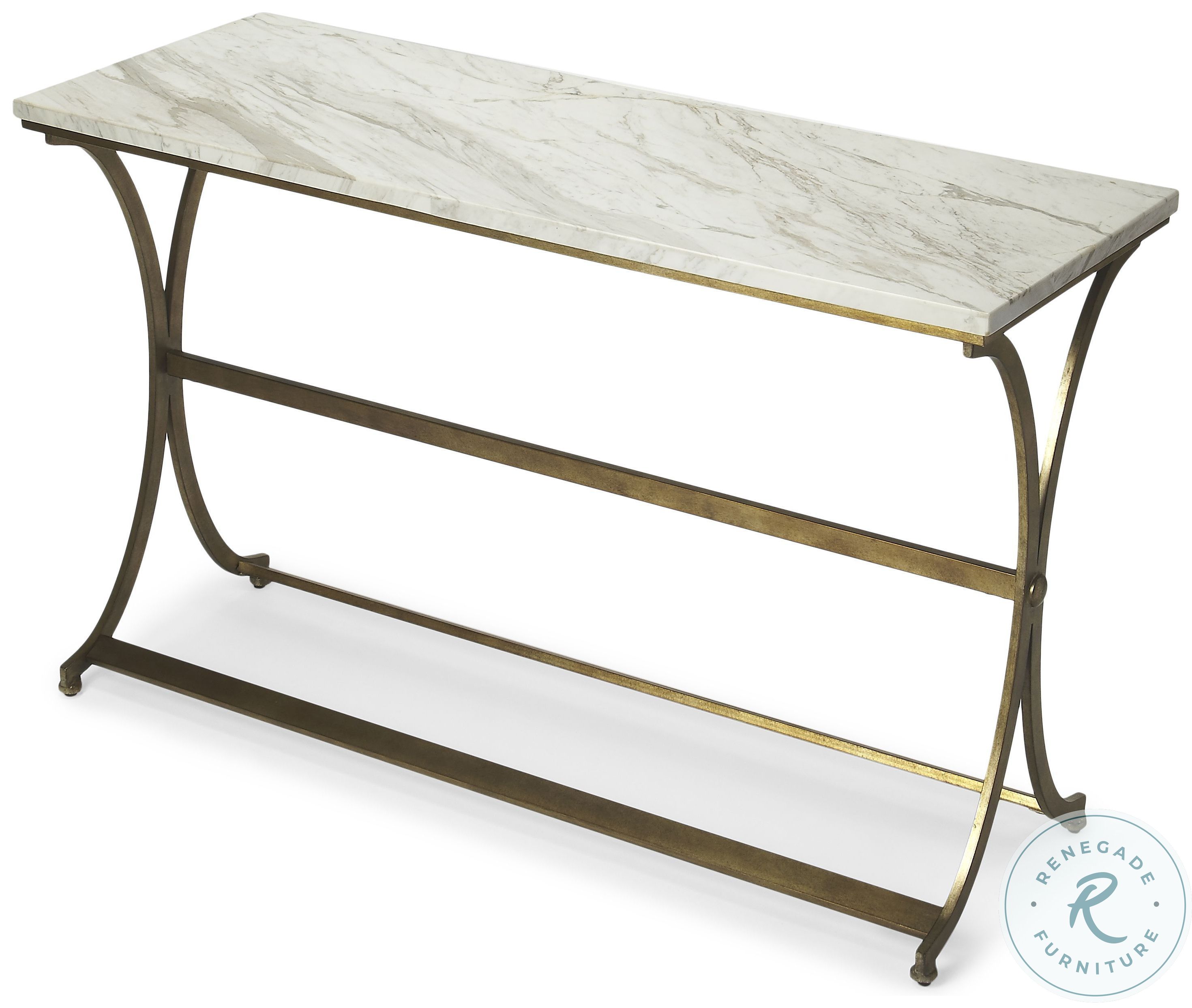 Pamina Travertine Console Table from Butler | Coleman Furniture