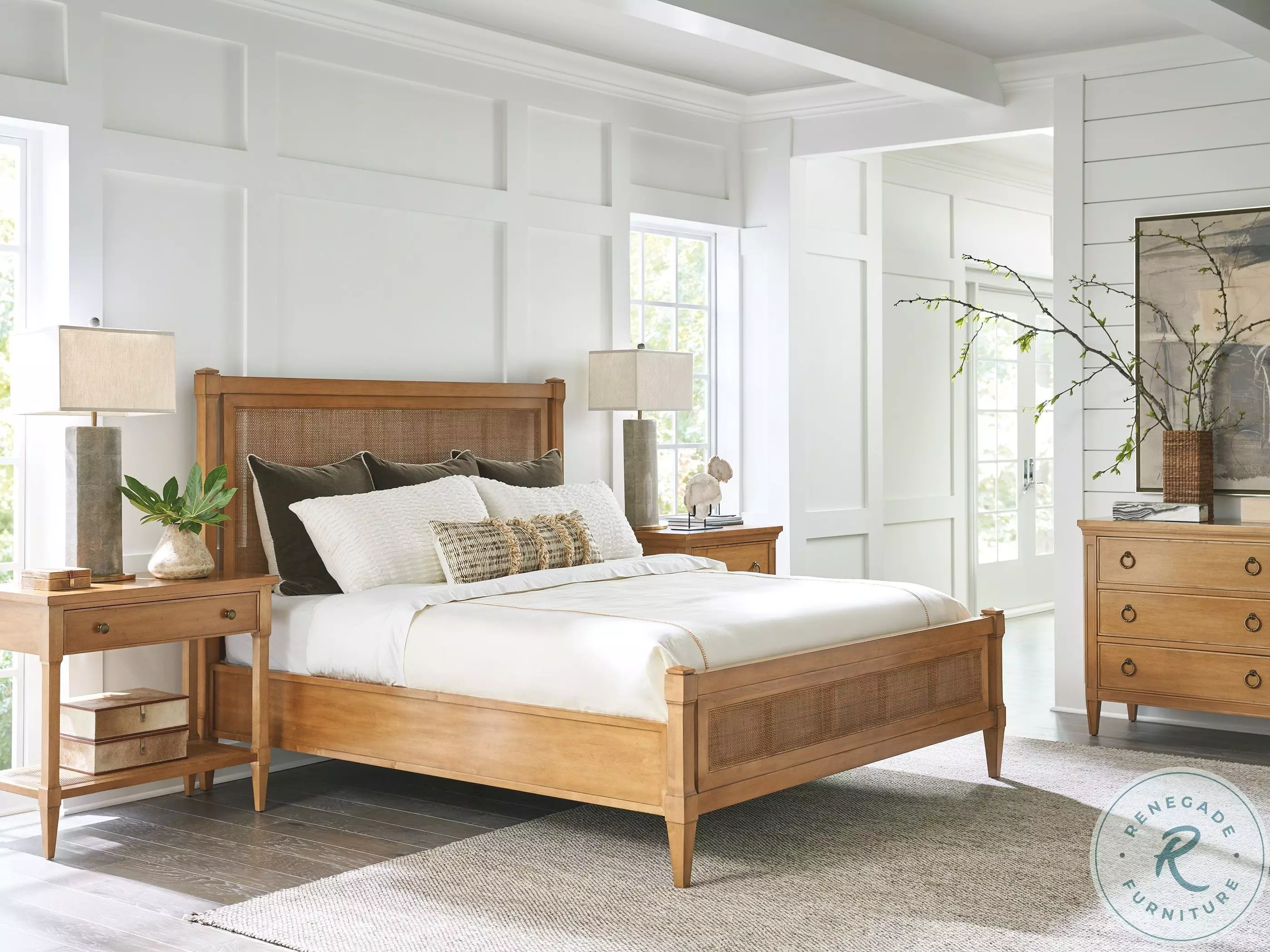 Laguna Light Nutmeg Strand Poster Bedroom Set by Barclay Butera From ...
