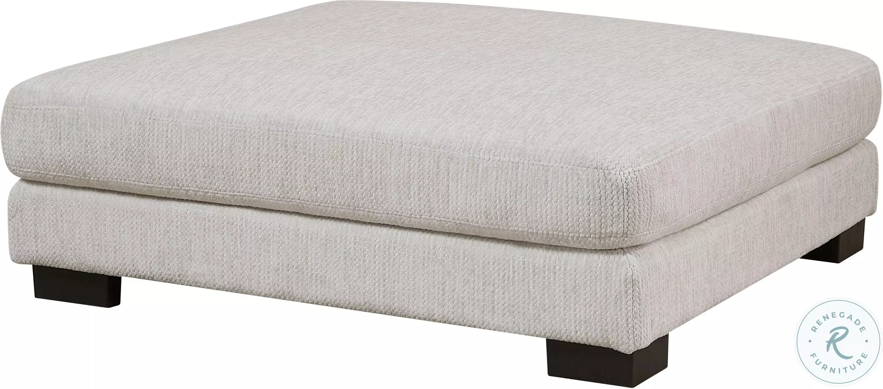 Tinley Beige Ottoman From Homelegance | Coleman Furniture