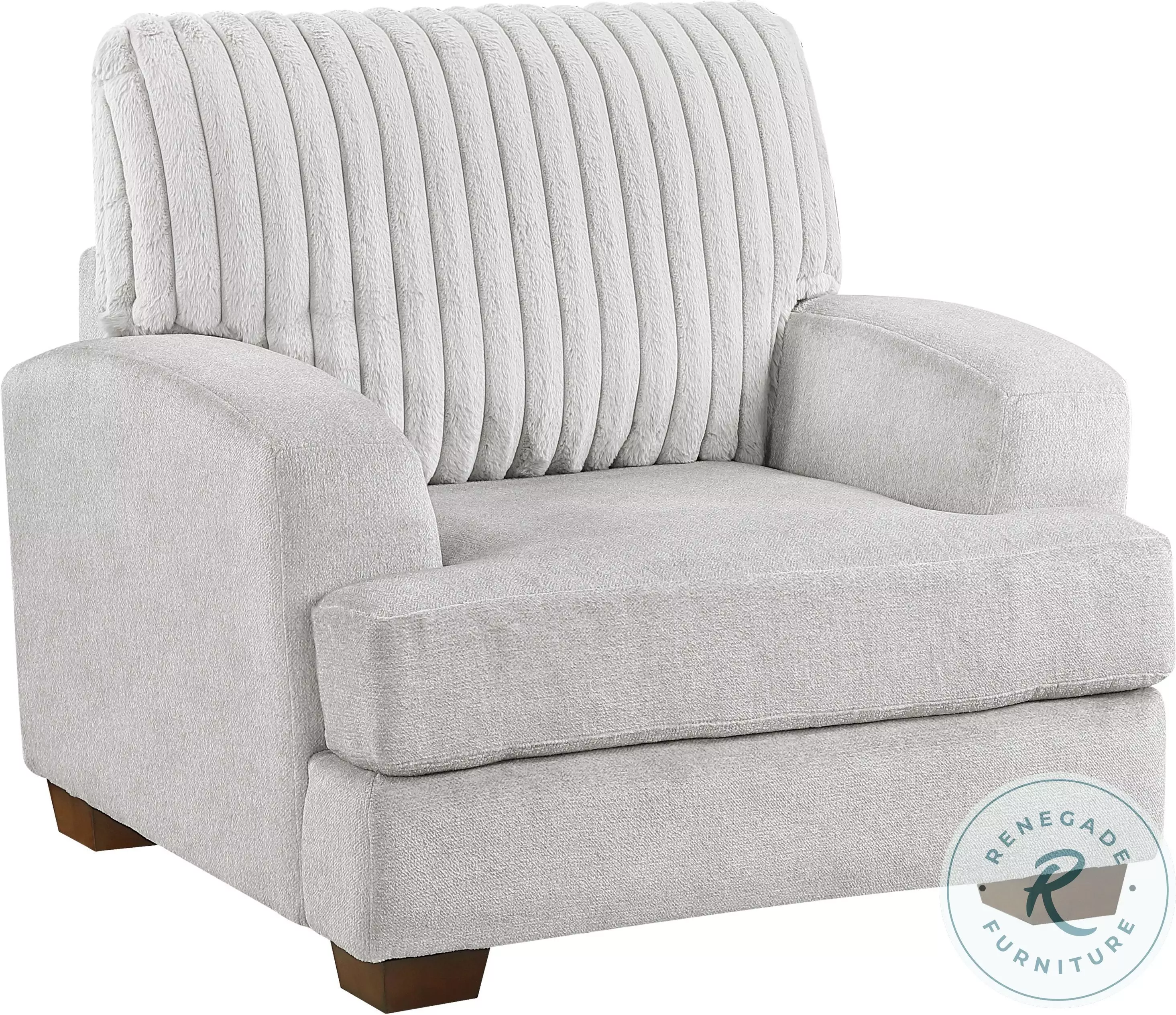 Pullman Light Gray Living Room Chair From Homelegance | Coleman Furniture