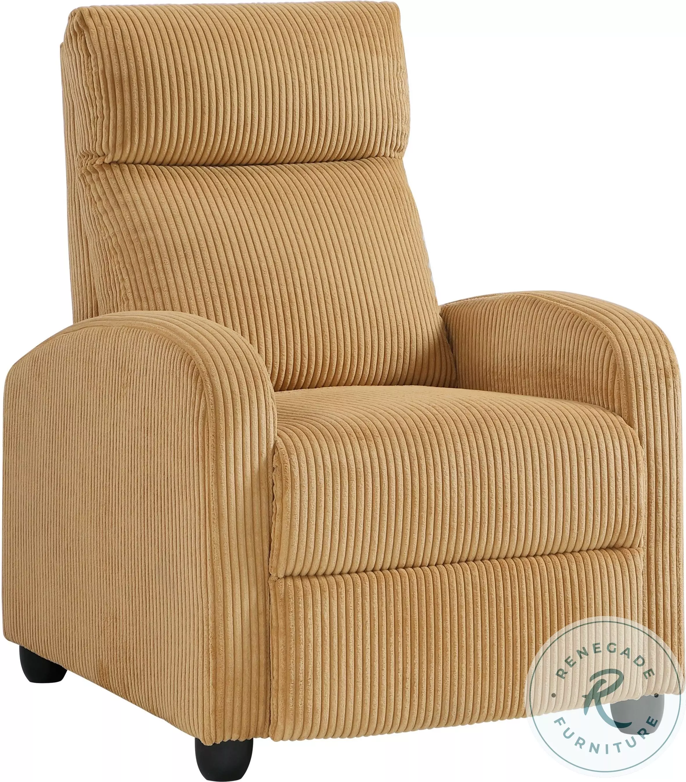 Parsons Yellow Recliner From Homelegance | Coleman Furniture