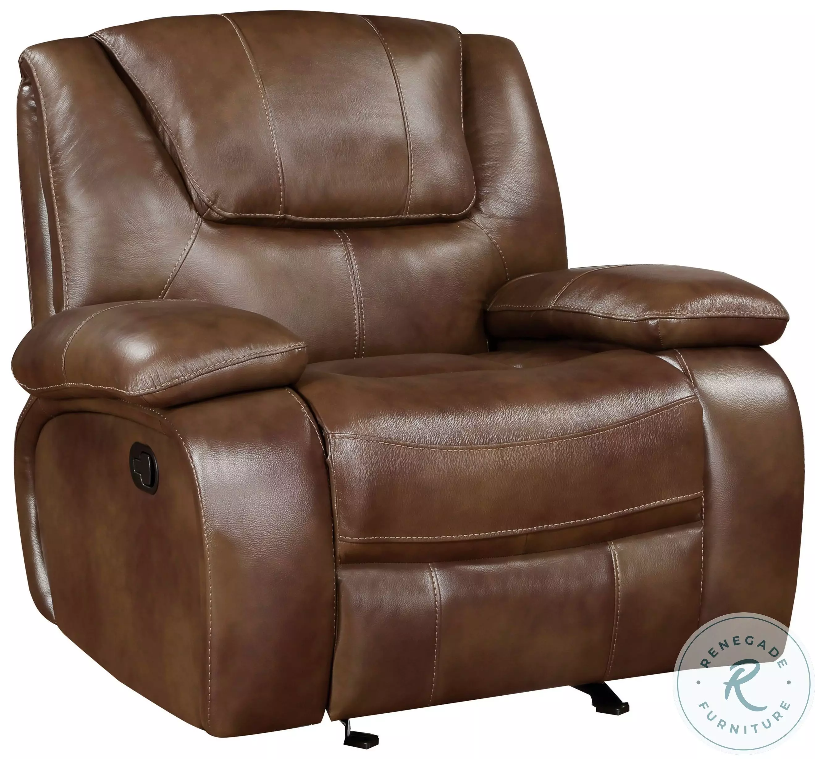 Ellicott Brown Glider Recliner From Homelegance | Coleman Furniture