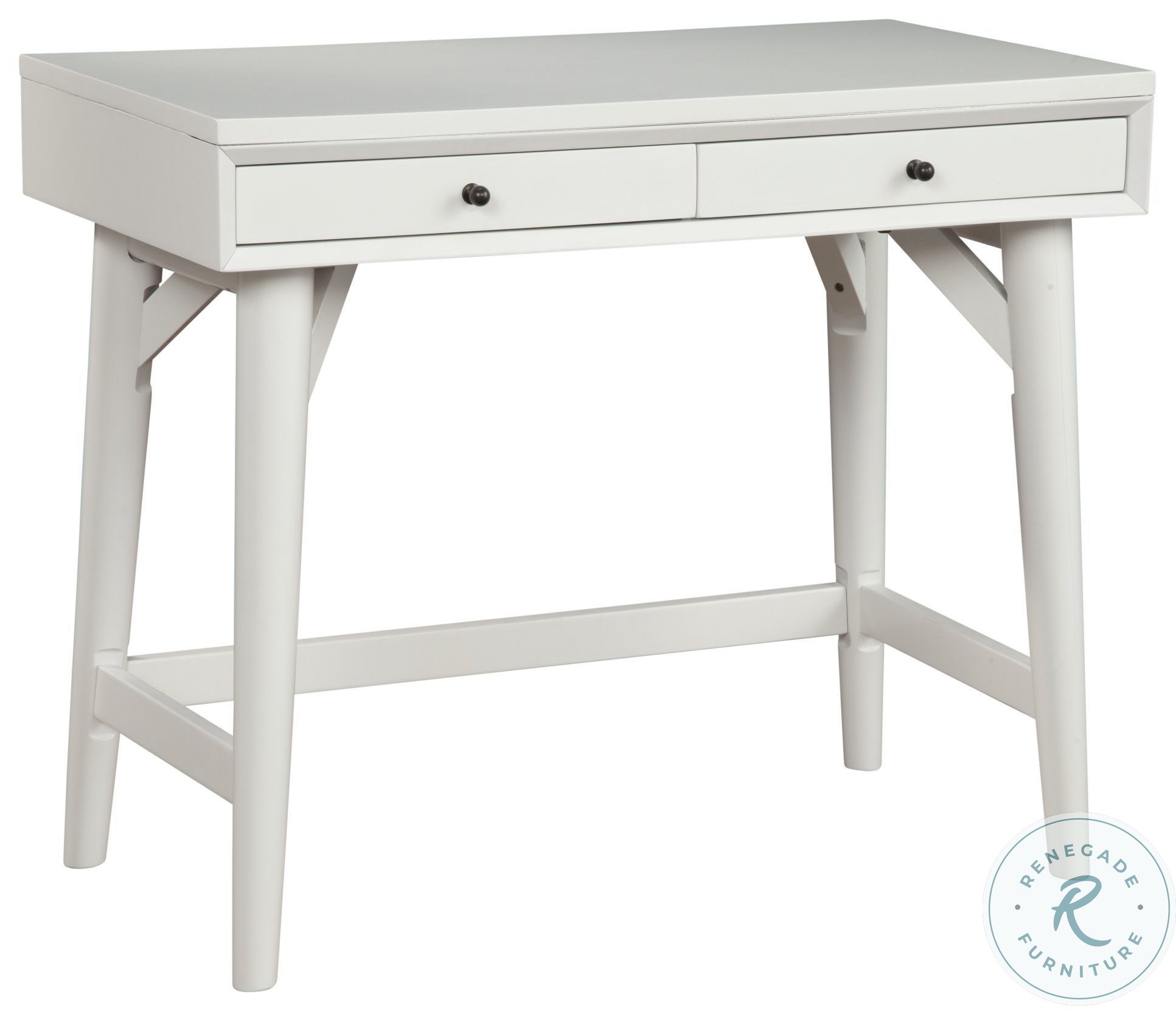 Flynn White Mini Desk From Alpine | Coleman Furniture