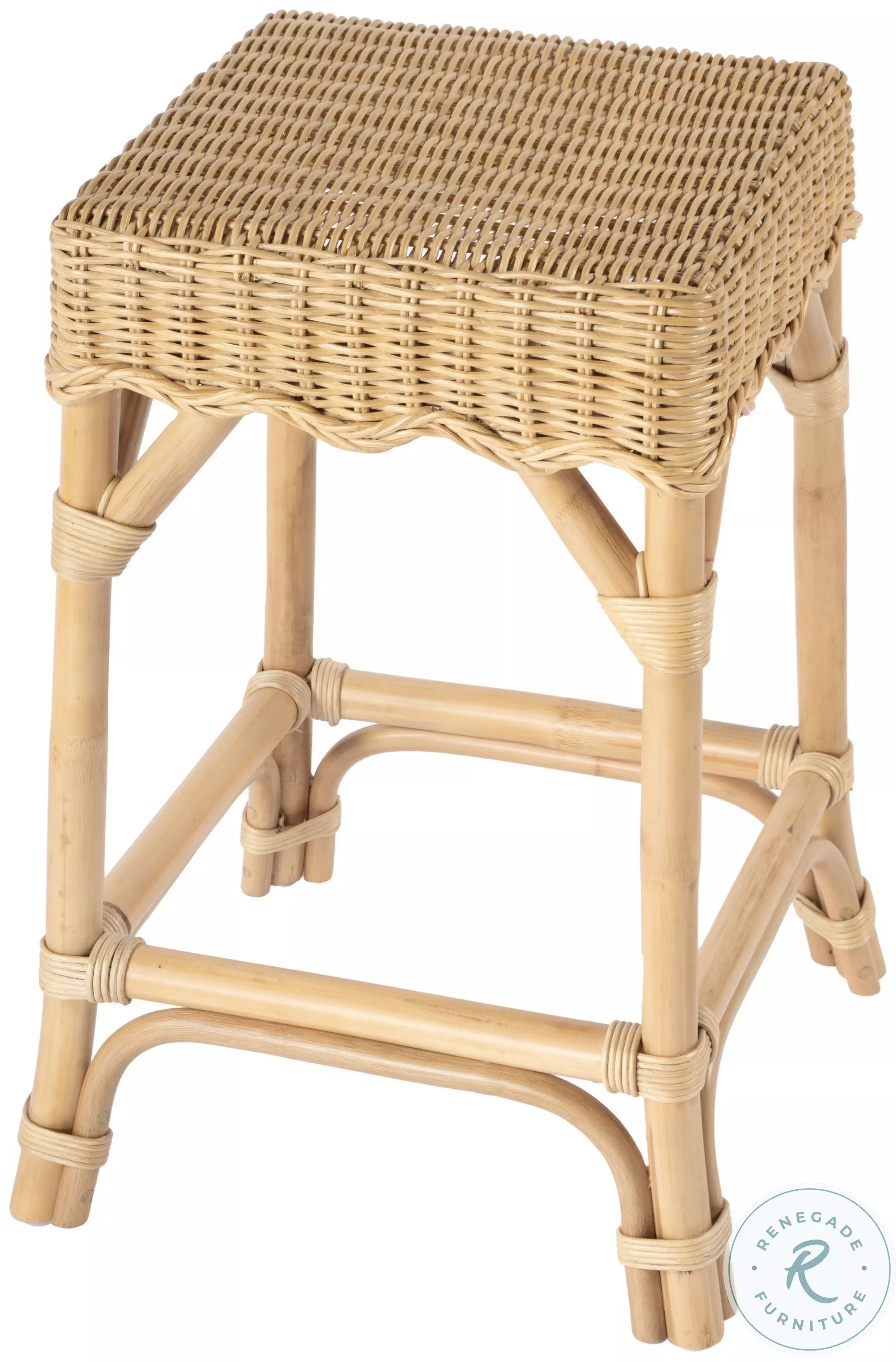 Flora Natural Rattan Counter Stool From Butler | Coleman Furniture
