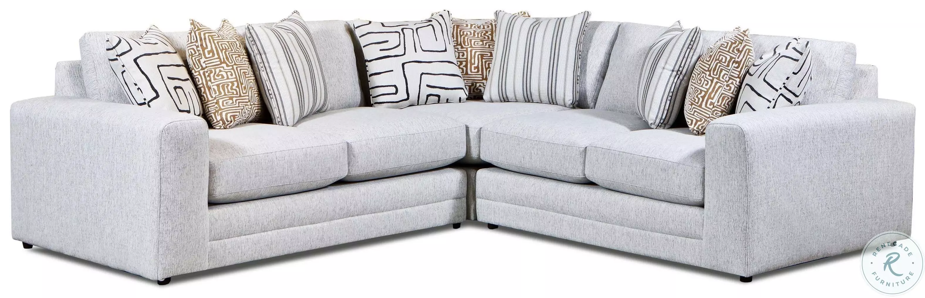Durango Pewter Sectional from Southern Home Furnishings | Home Gallery ...