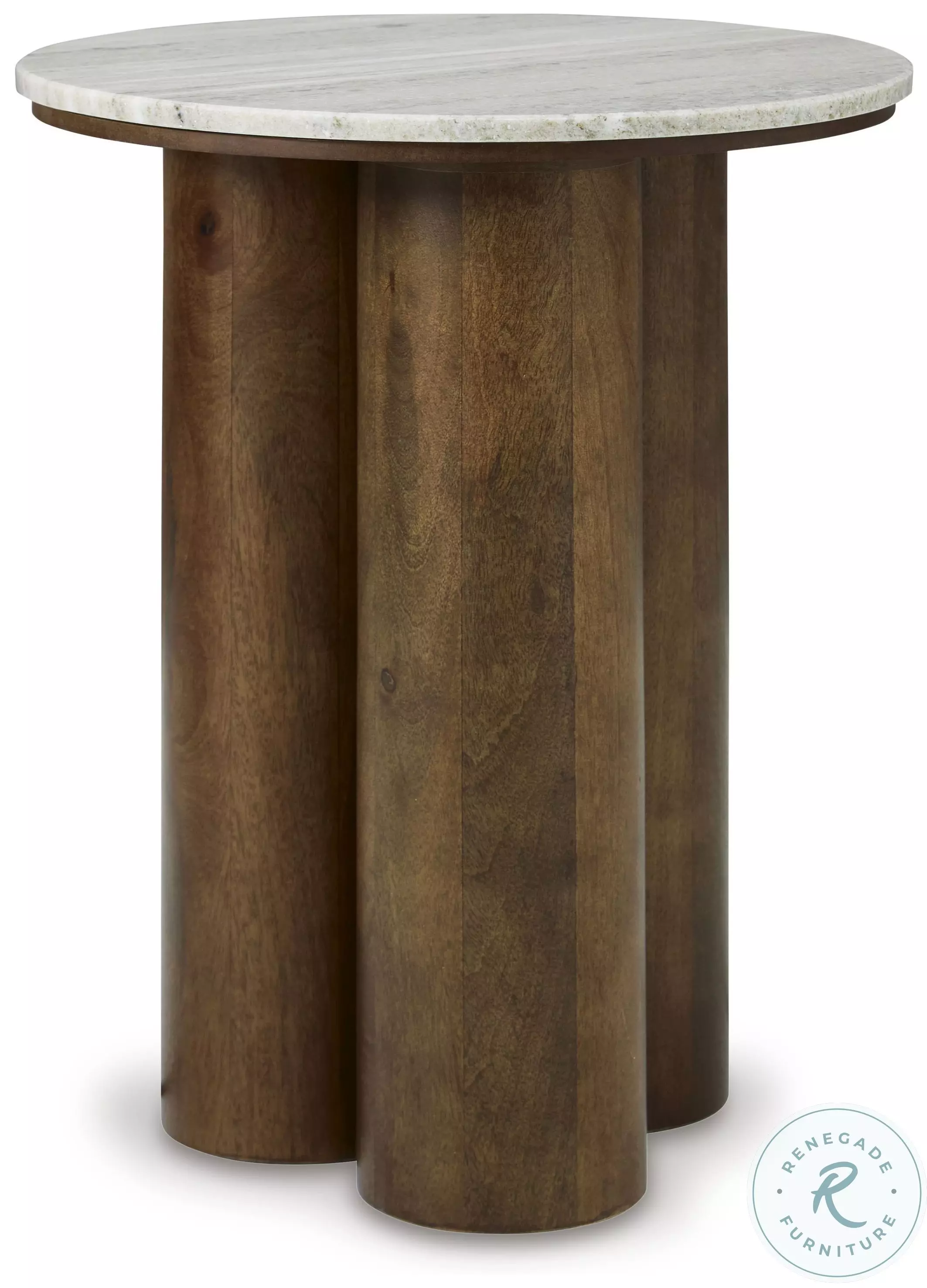 Henfield Beige And Warm Brown Accent Table From Ashley Furniture ...