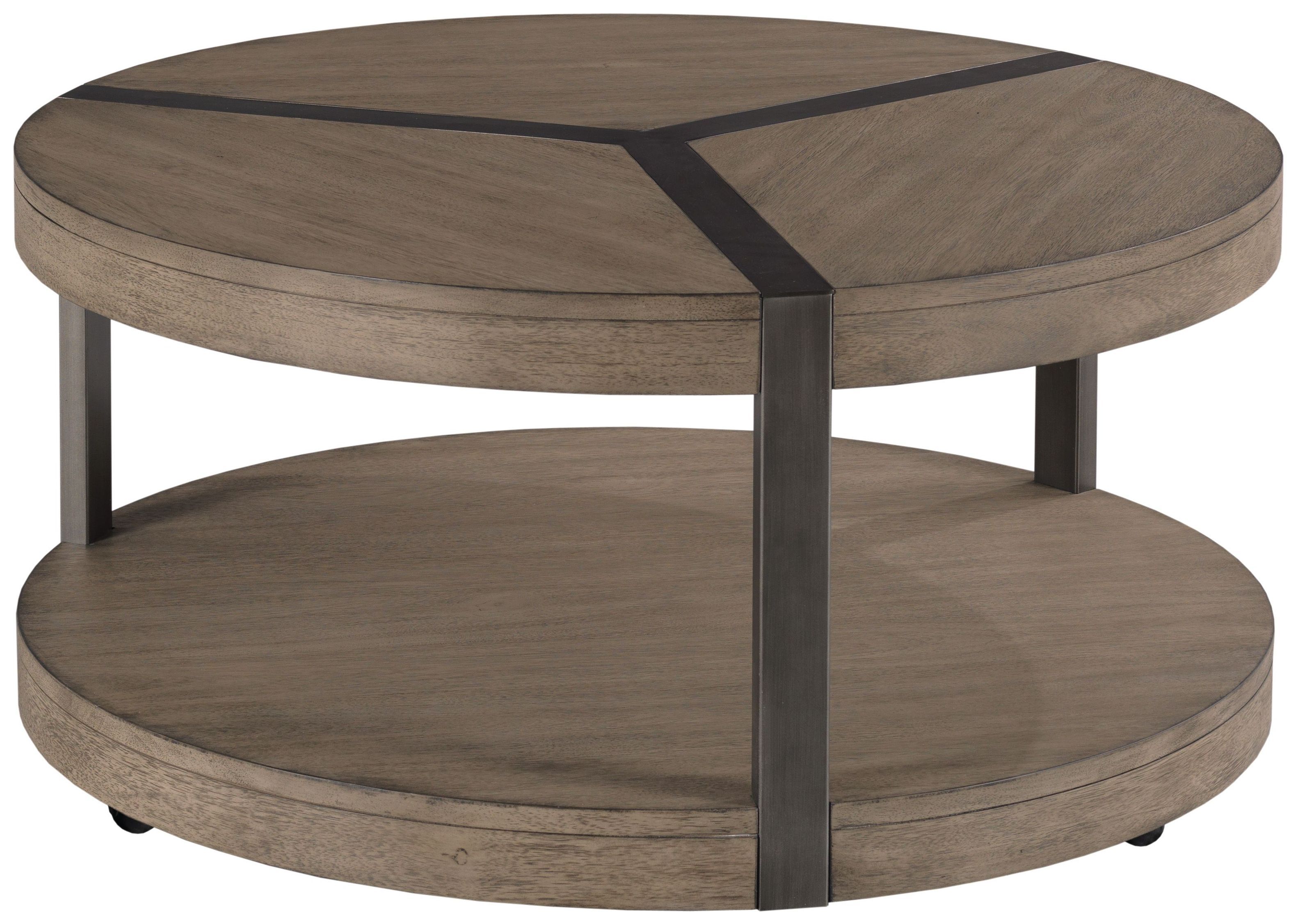 Sandler Gray Round Cocktail Table From Kincaid Furniture | Coleman ...