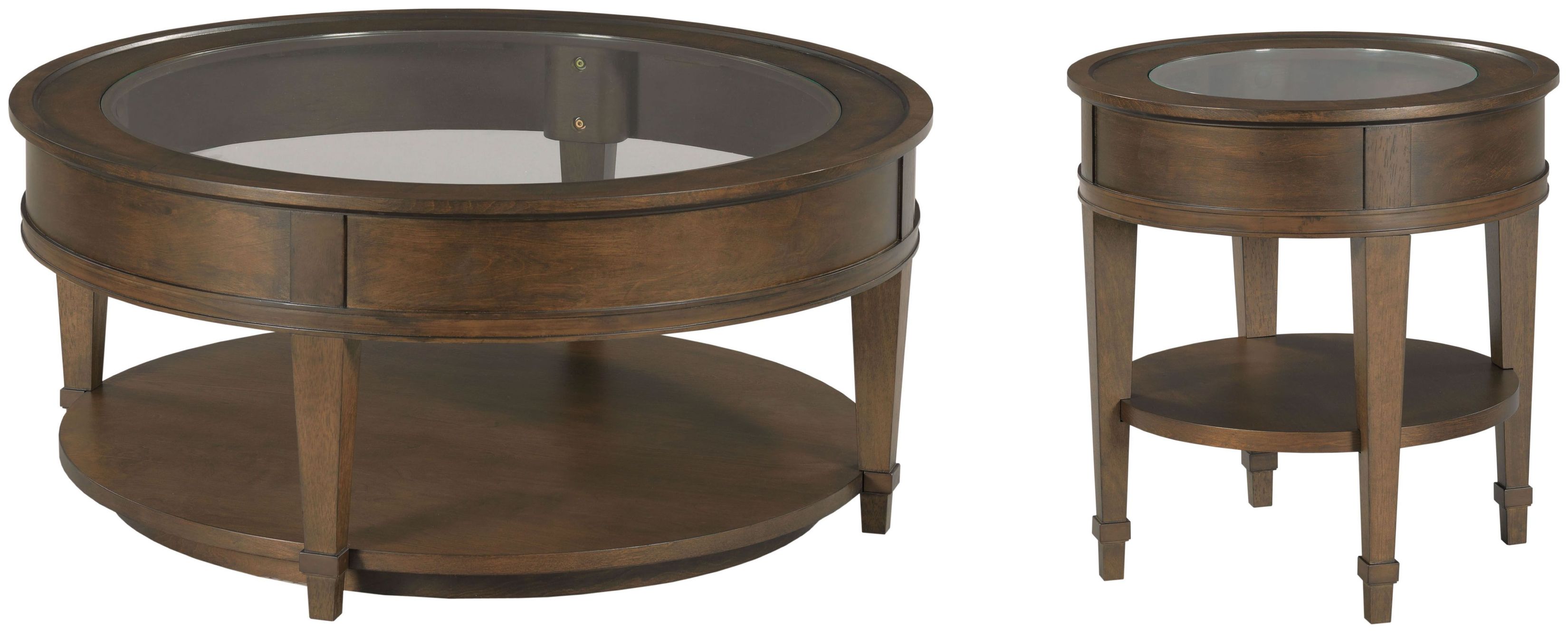 Structures Sable Round Occasional Table Set From Hammary | Coleman ...