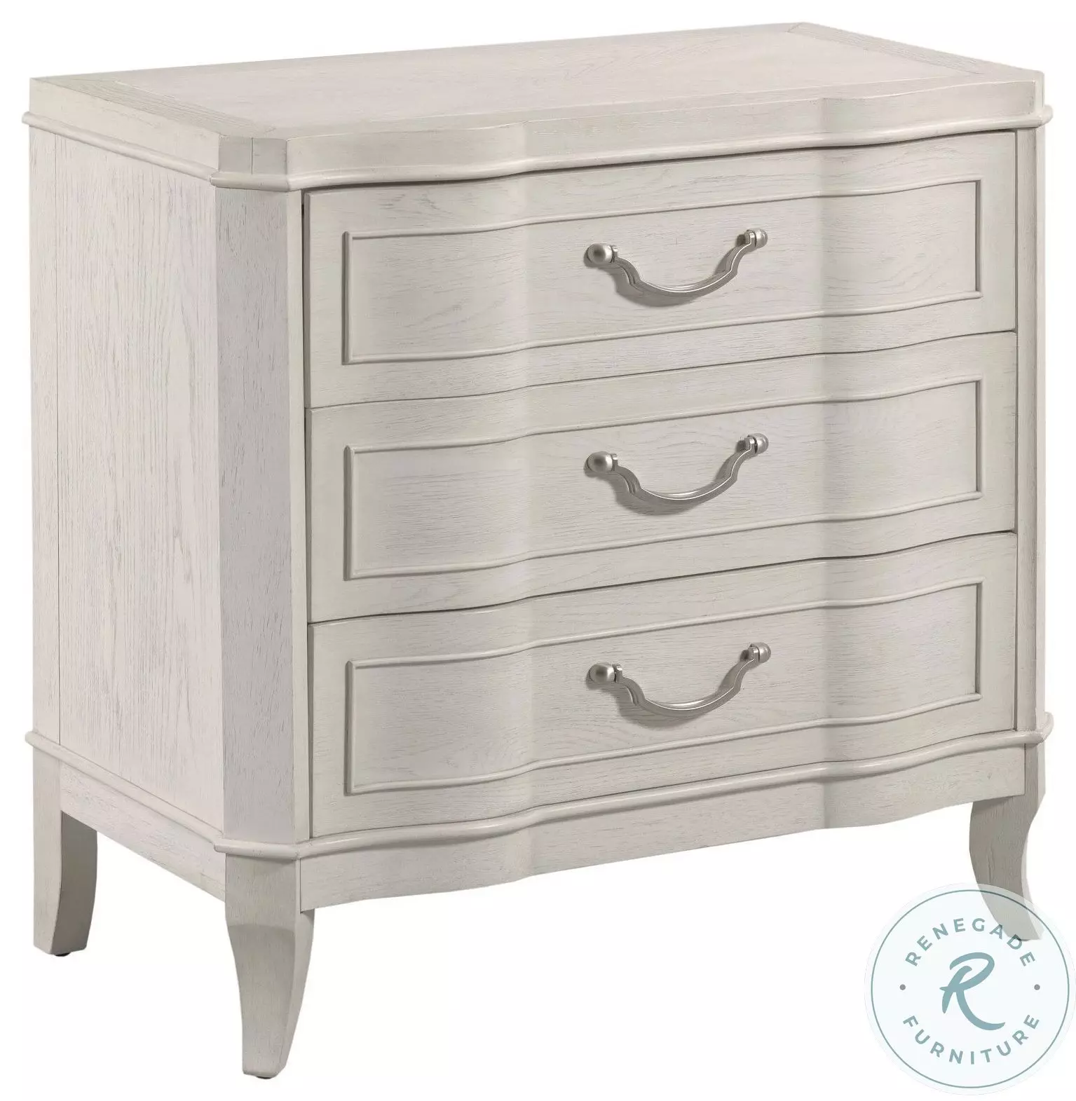 Angeline Eggshell Bedside Chest From American Drew | Coleman Furniture