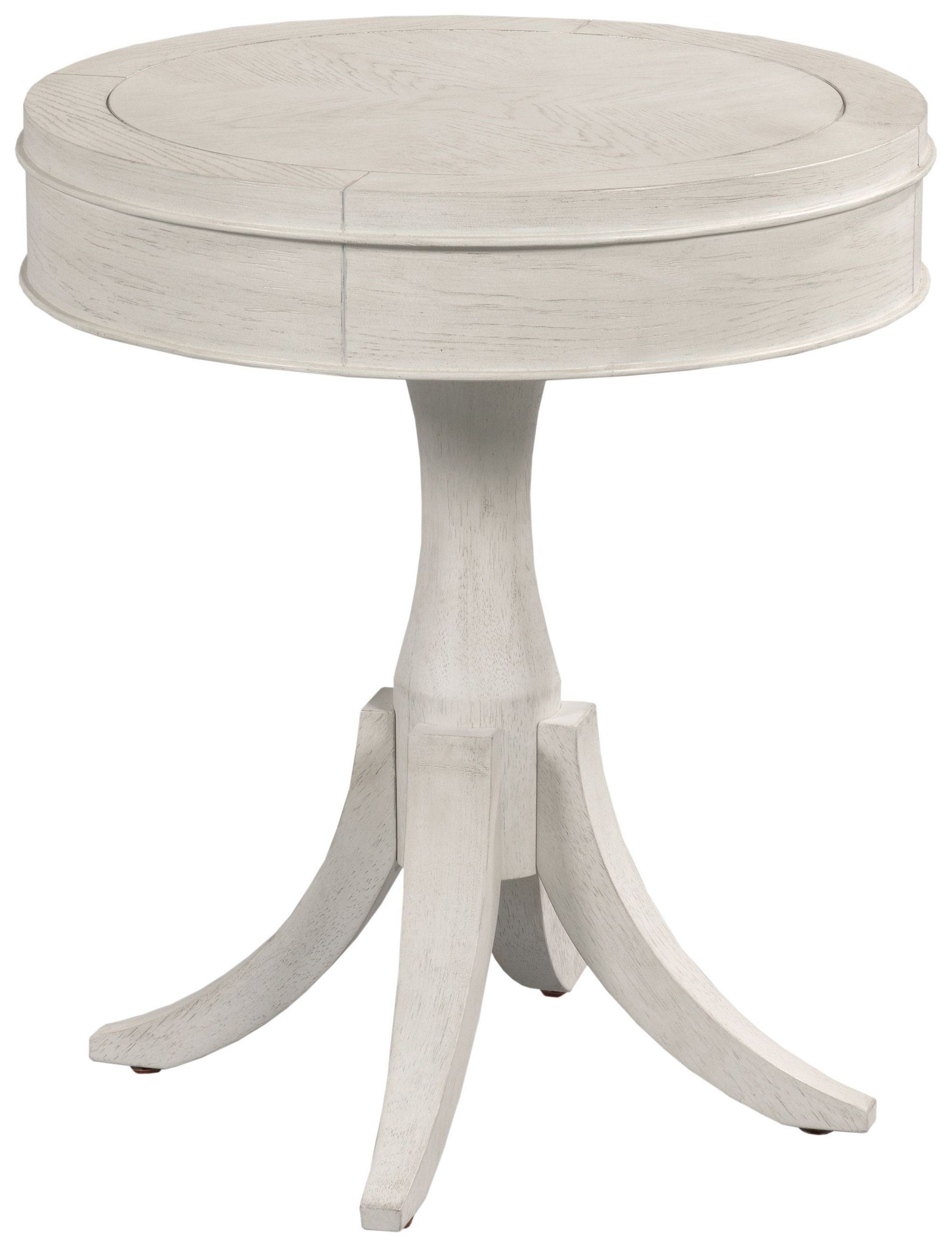 Harmony Marcella White Round End Table From Kincaid Furniture | Coleman ...