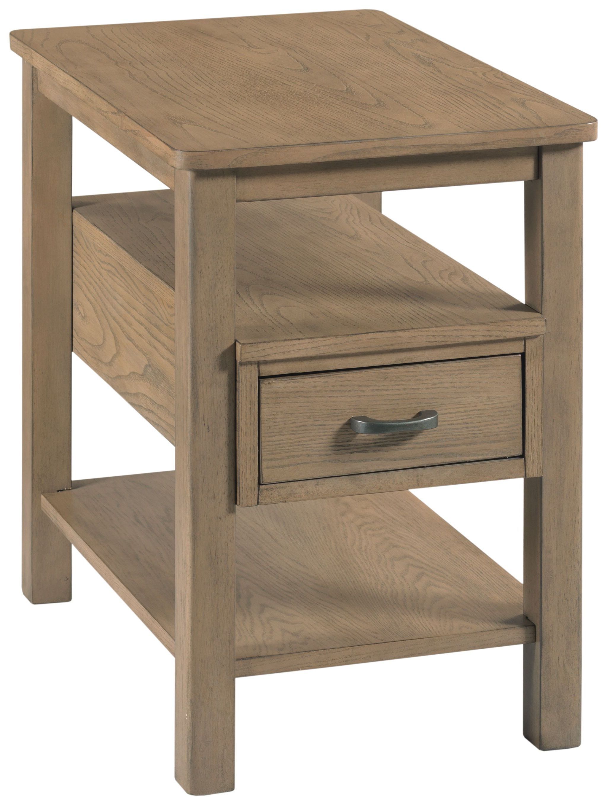 Costa Way Hamilton Taupe Rectangular Charging Chairside Table From ...