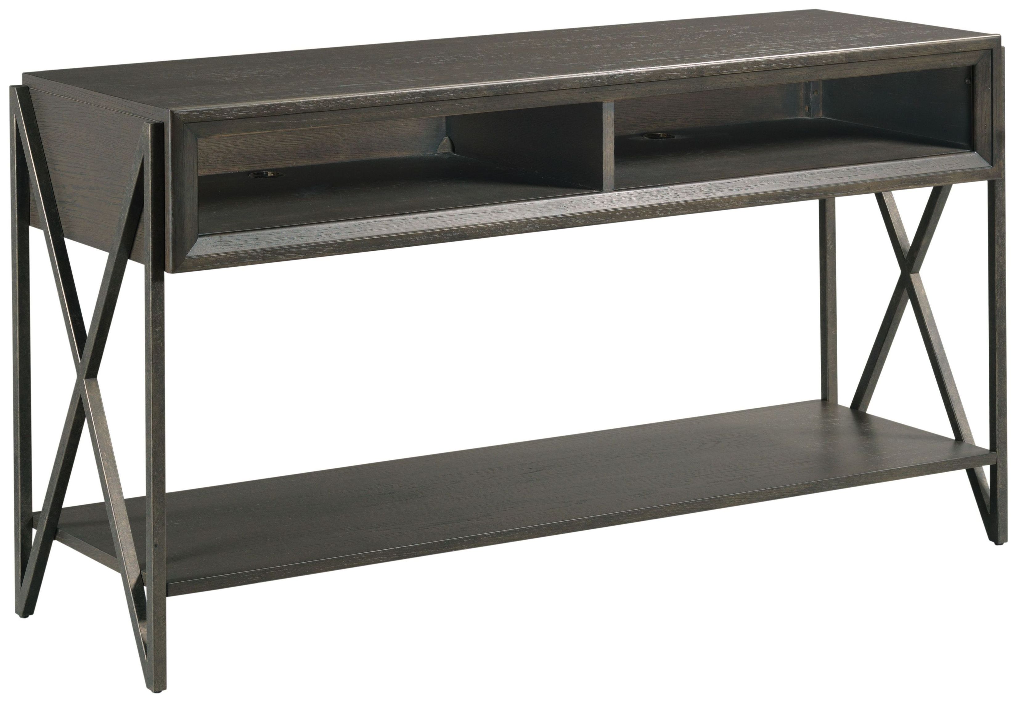 Simon Dark Stain Rectangular Console Table From Kincaid Furniture ...