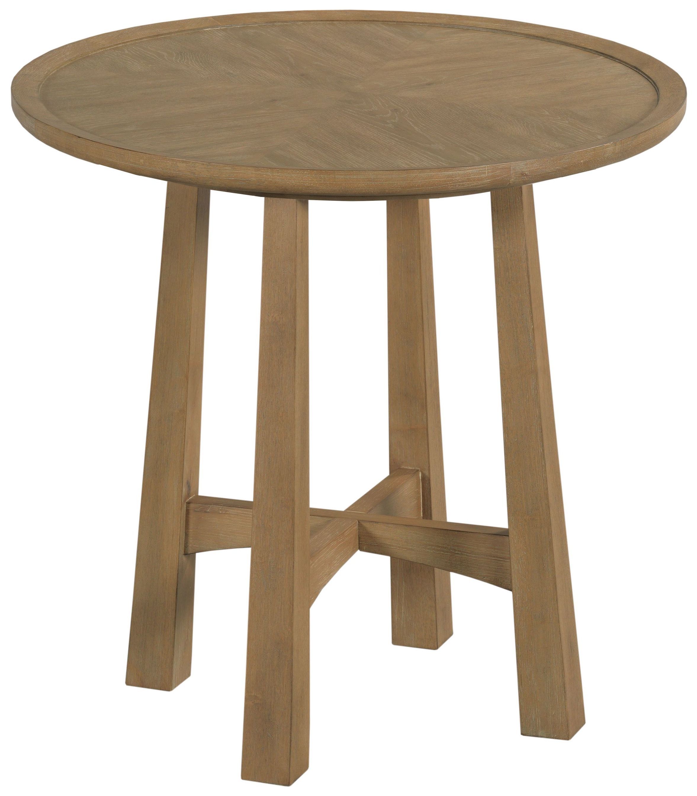 Milo Light Stain Large Round End Table From Kincaid Furniture | Coleman ...