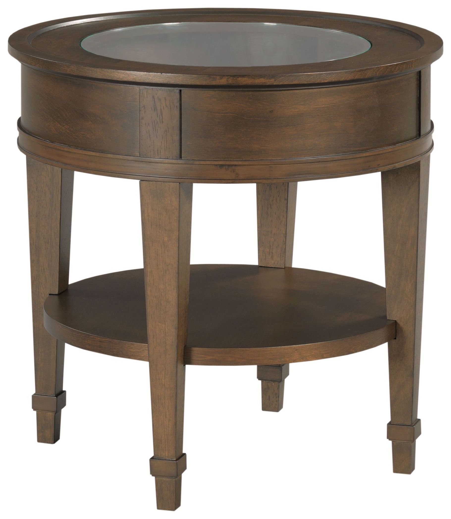 Structures Sable Round End Table From Hammary | Coleman Furniture