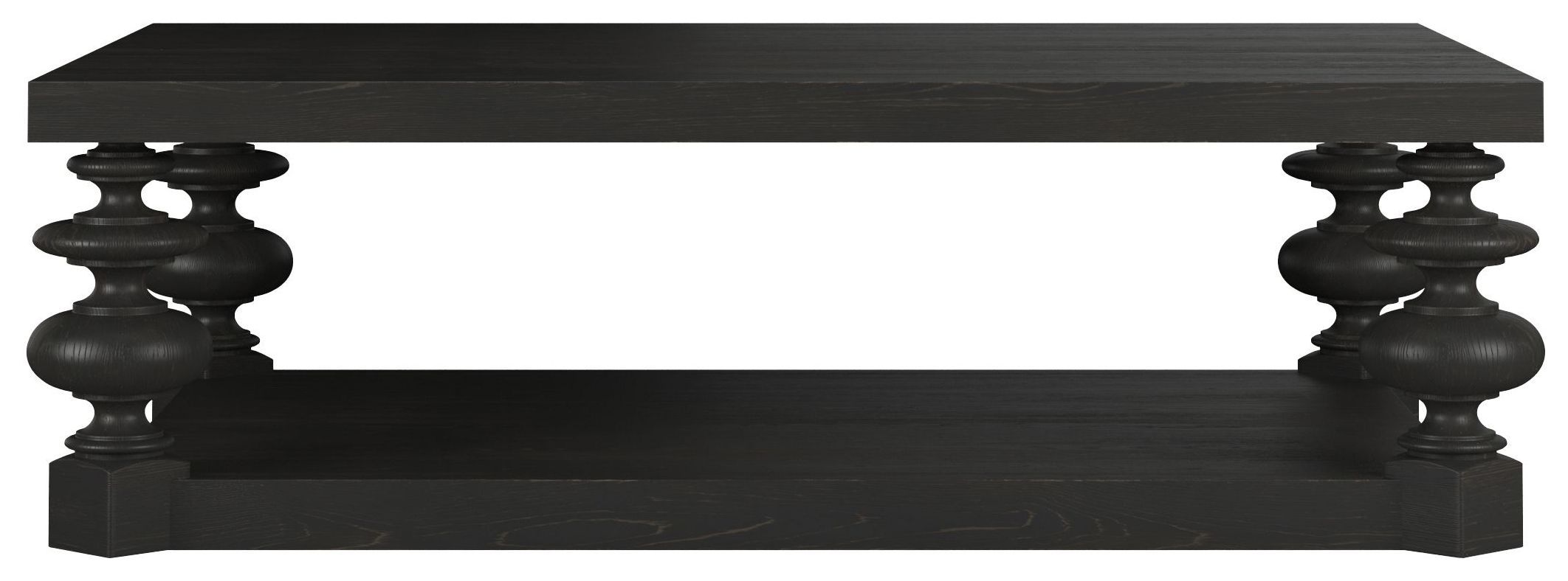 Atrium Black Rectangular Cocktail Table From A.R.T | Coleman Furniture