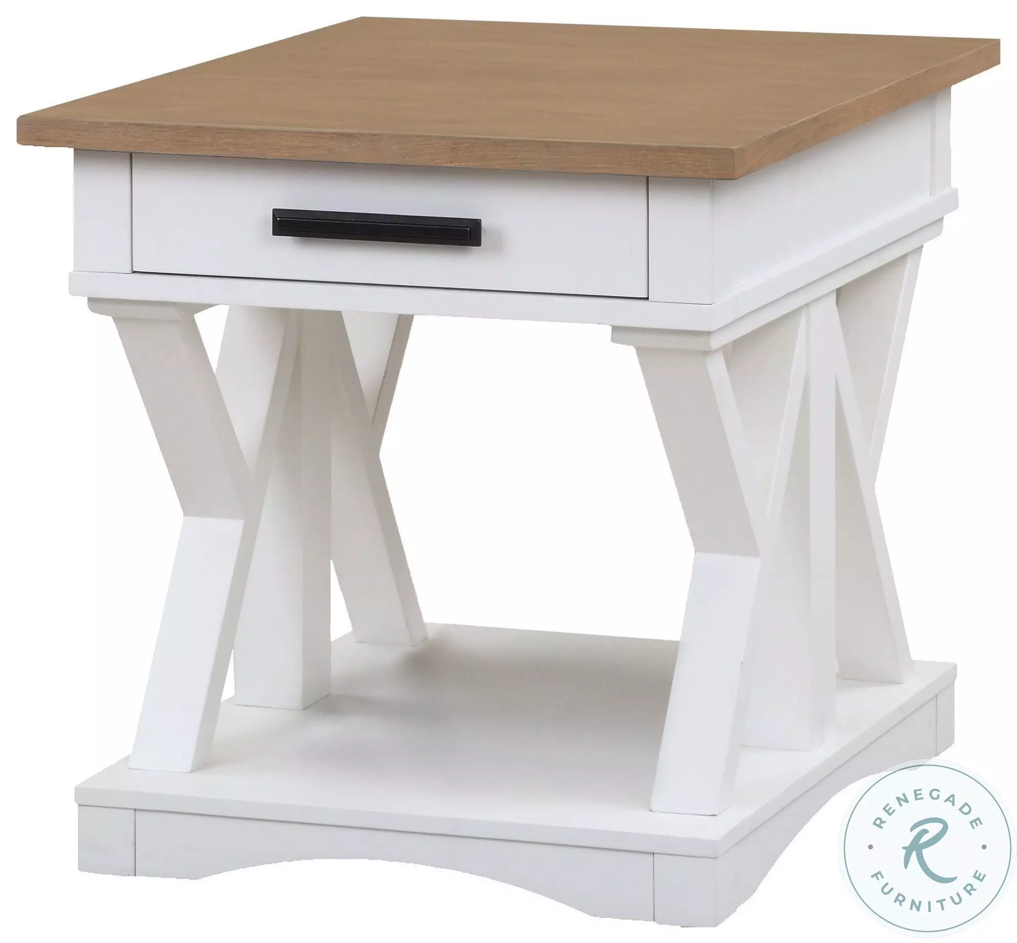 Nantucket Cotton End Table From Golden Crest Home | Coleman Furniture
