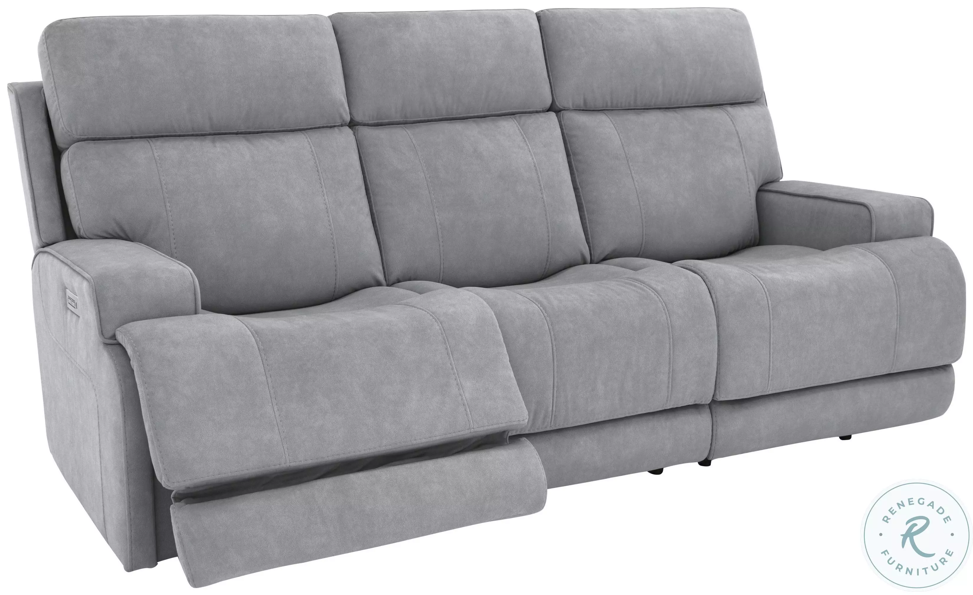 Ashbee Arula Dolphin Zero Gravity Power Reclining Sofa with Power ...
