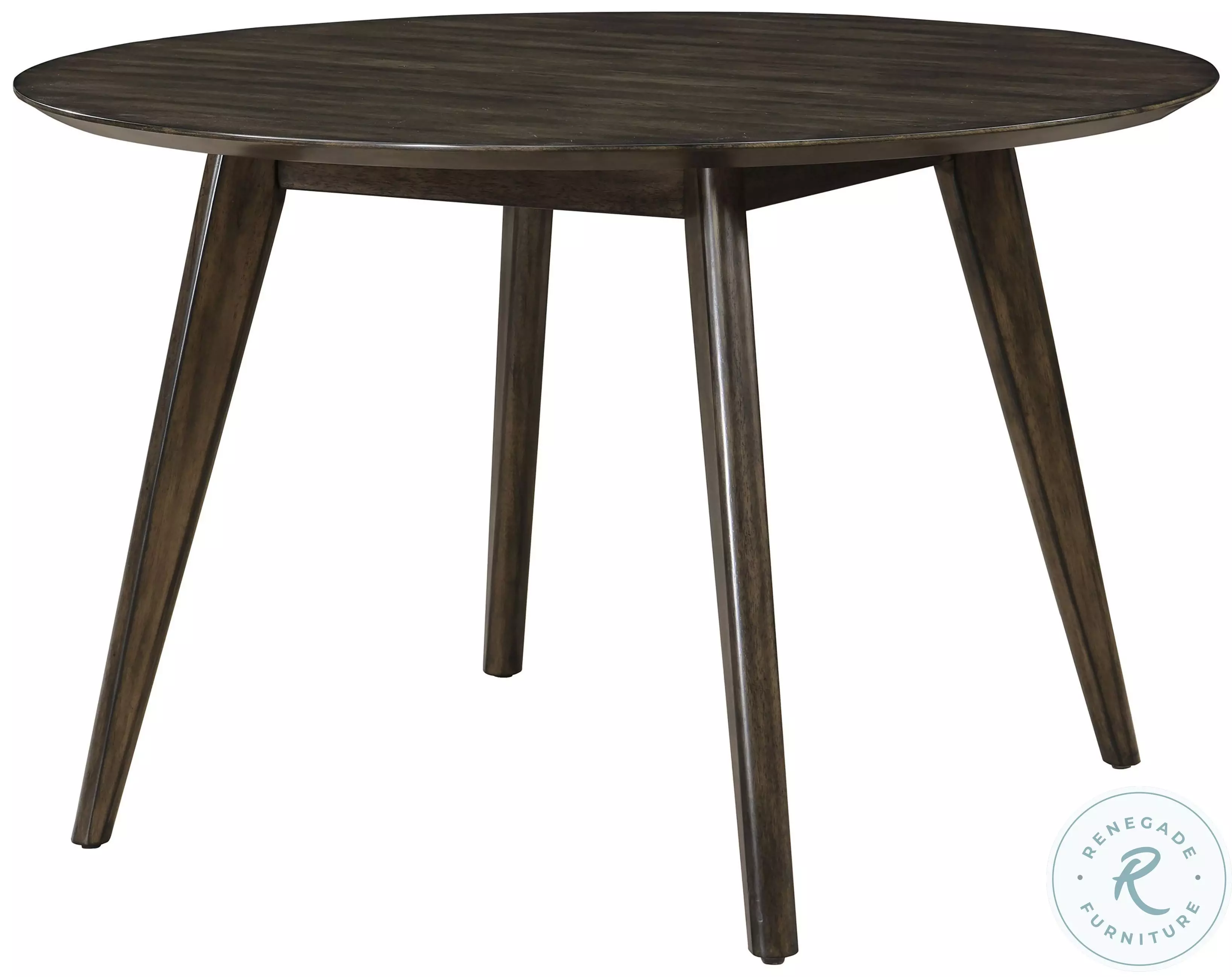 Rex Walnut 48" Round Dining Table From New Classic | Home Gallery Stores