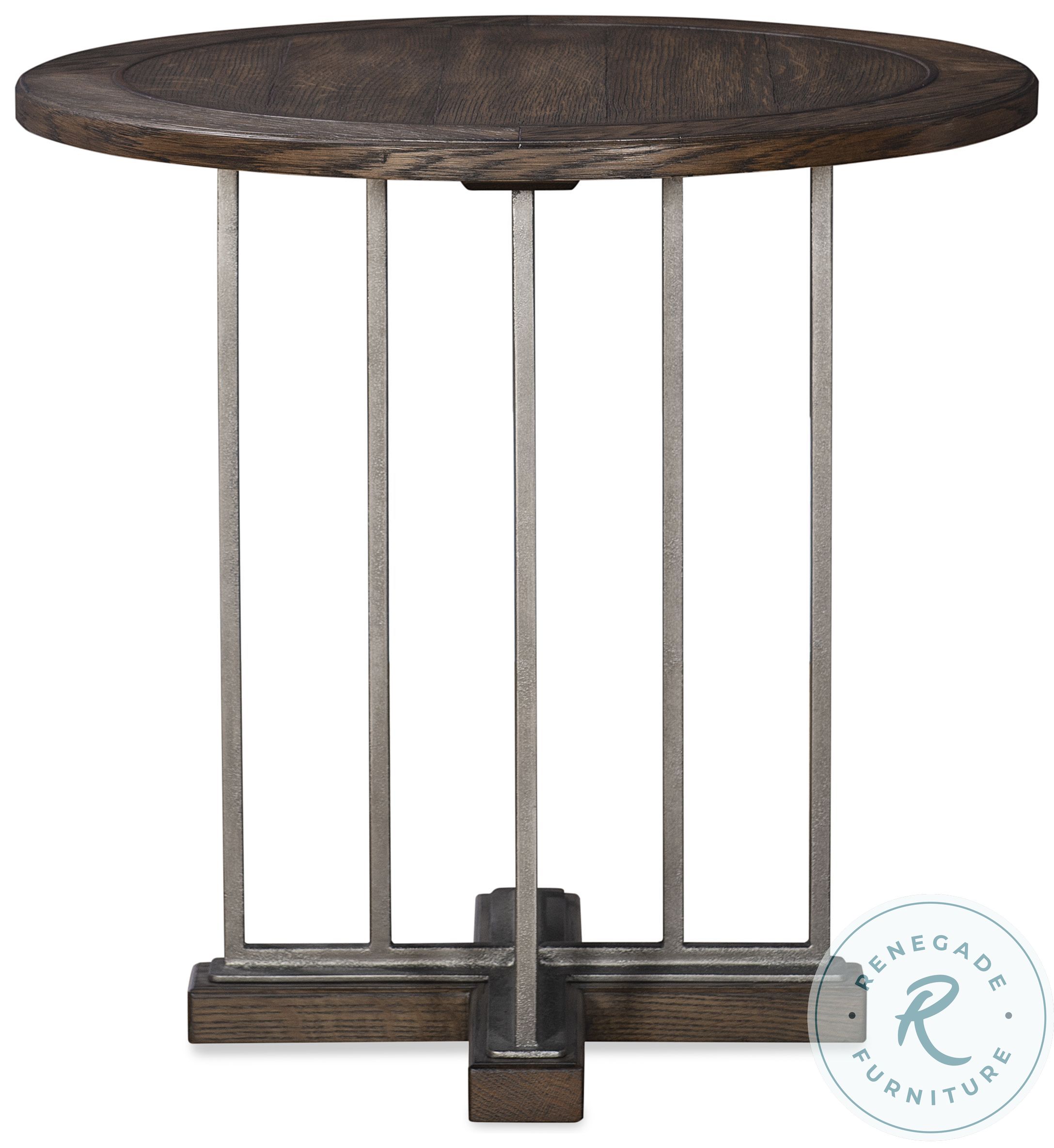 Jacob Brown Rustic And Pewter Side Table From Century Furniture | Home ...