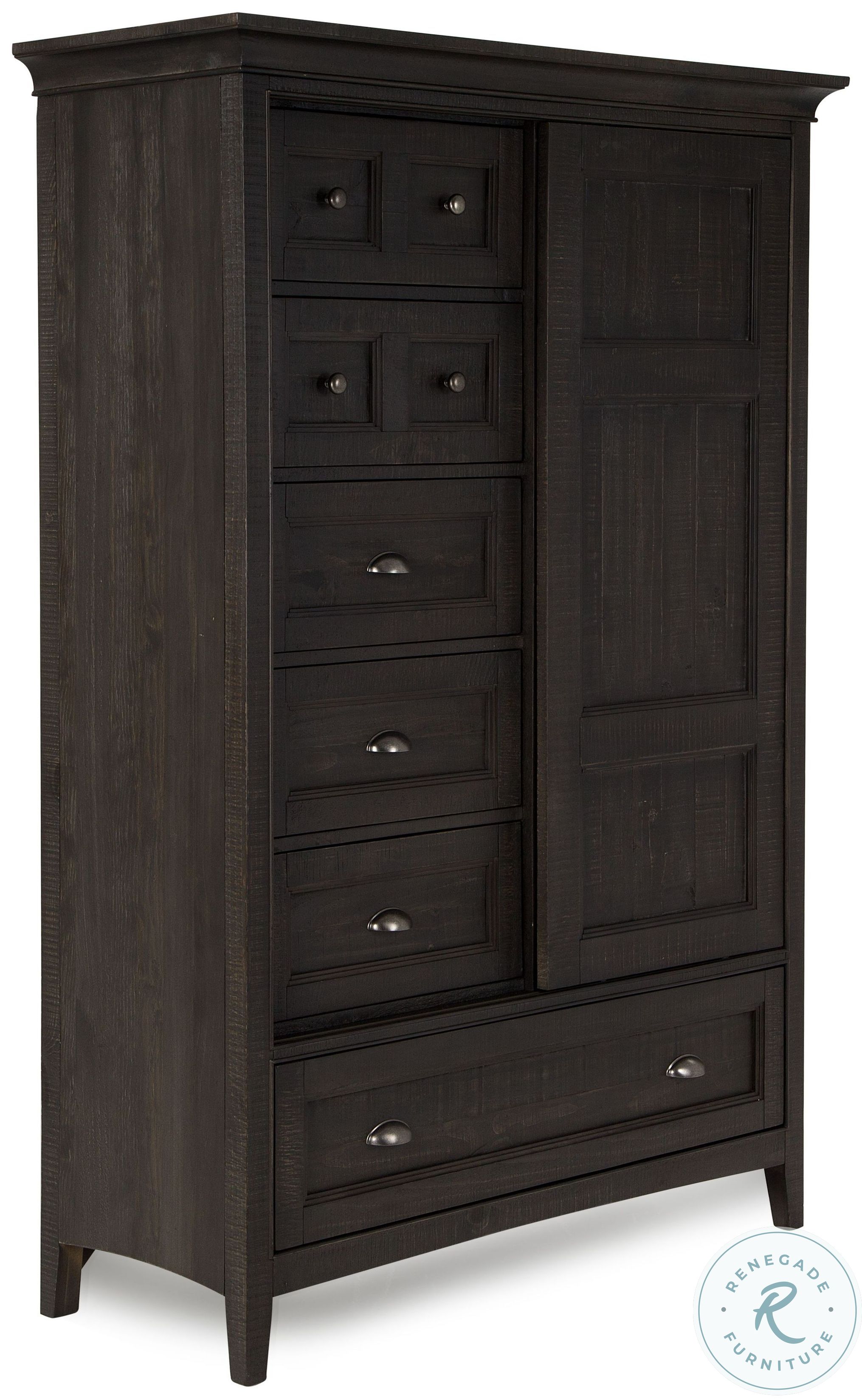 Westley Falls Graphite Door Chest from Magnussen Home | Coleman Furniture
