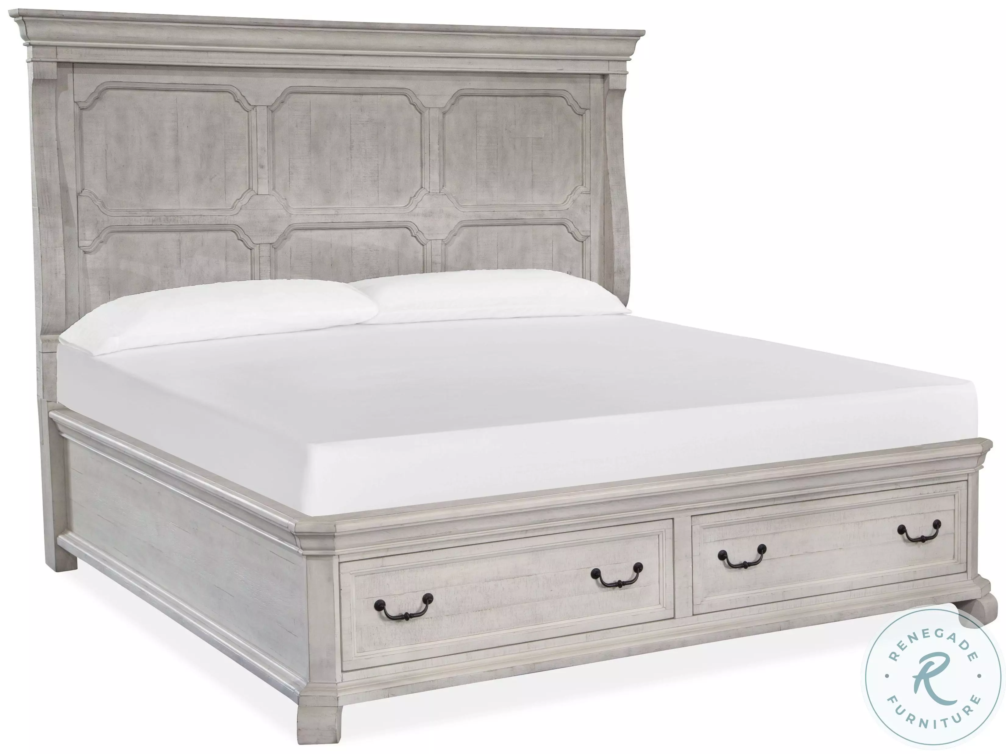 Kin Alabaster Queen Storage Panel Bed From Crafted Spaces | Coleman ...