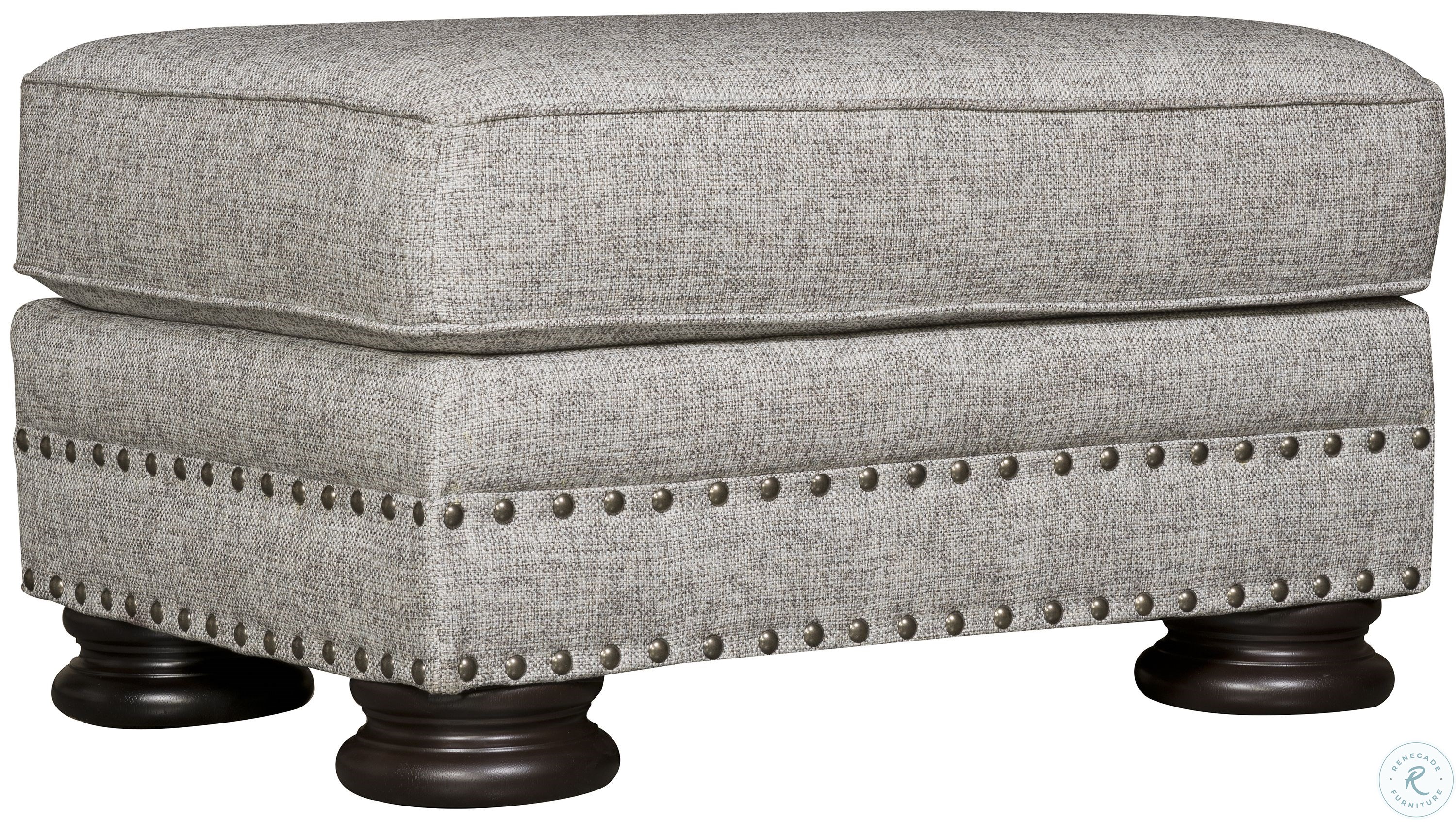 Foster Mocha Ottoman from Bernhardt Furniture | HomeGalleryStore.com ...